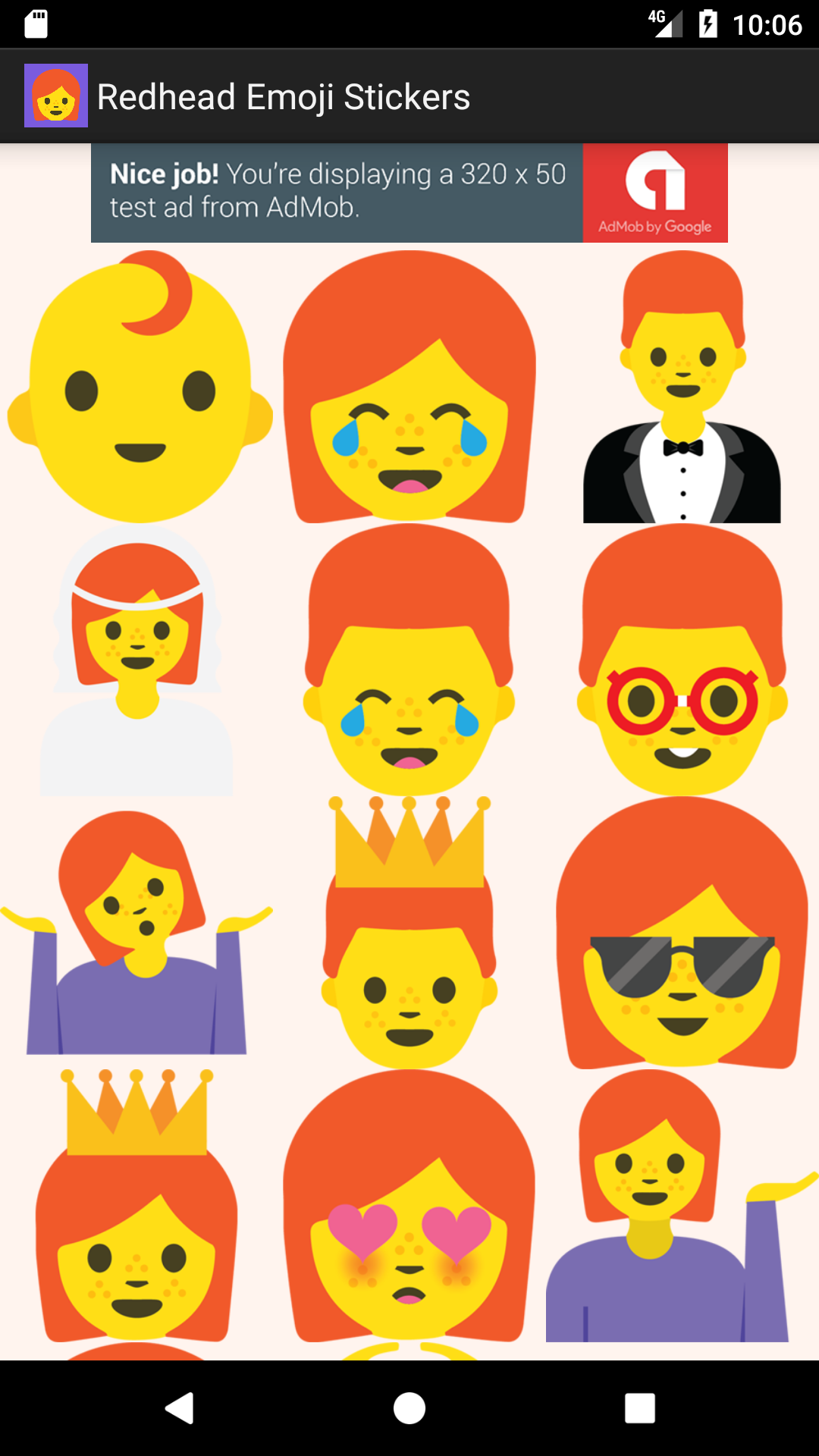 Redhead Emoji Stickers:Amazon.com:Appstore for Android