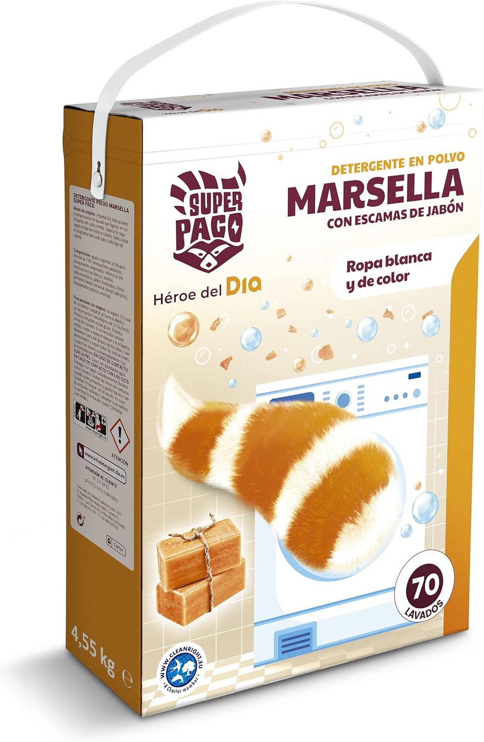 DIA SUPER PACO detergente máquina polvo marsella maleta 70 cacitos ...