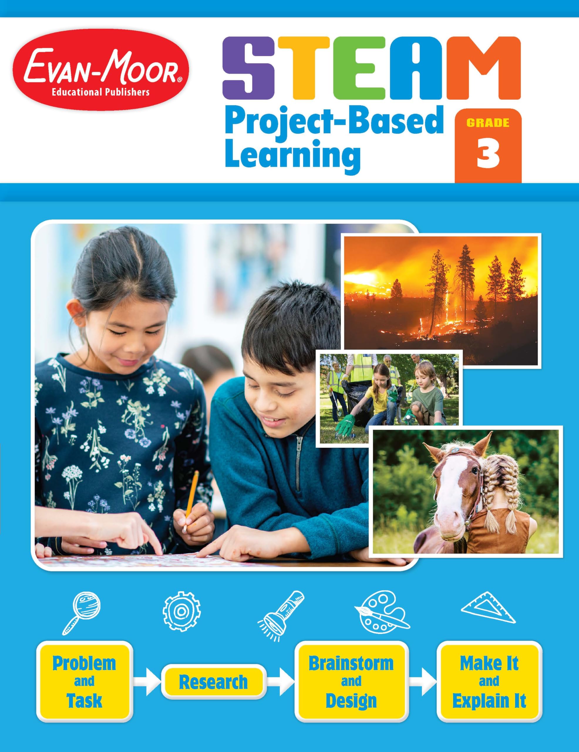 Evan-Moor STEAM Project-Based Learning, Grade 3 Activities ...