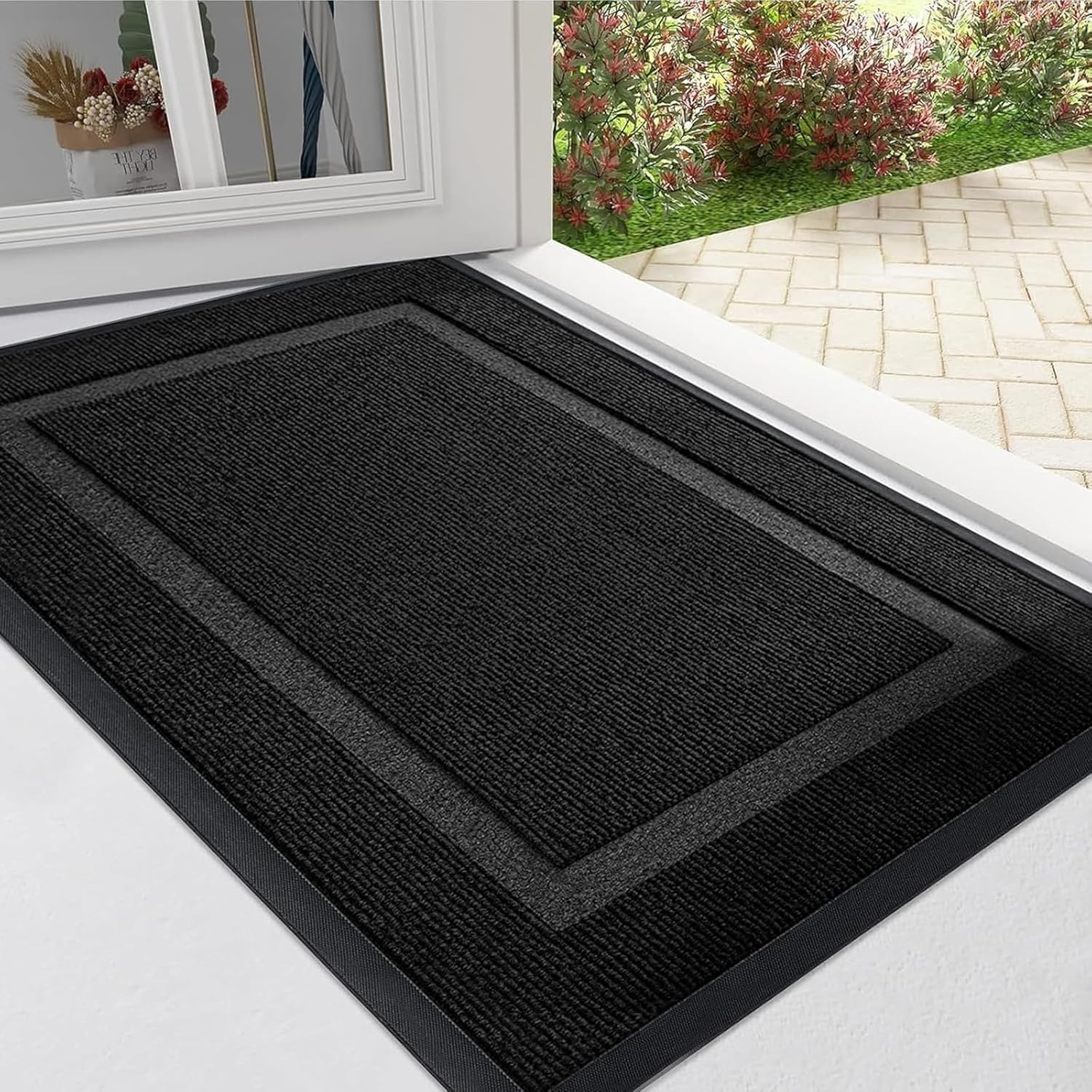 Arotive Front Door Mat Outdoor Indoor Entrance, Non Slip Heavy Duty ...