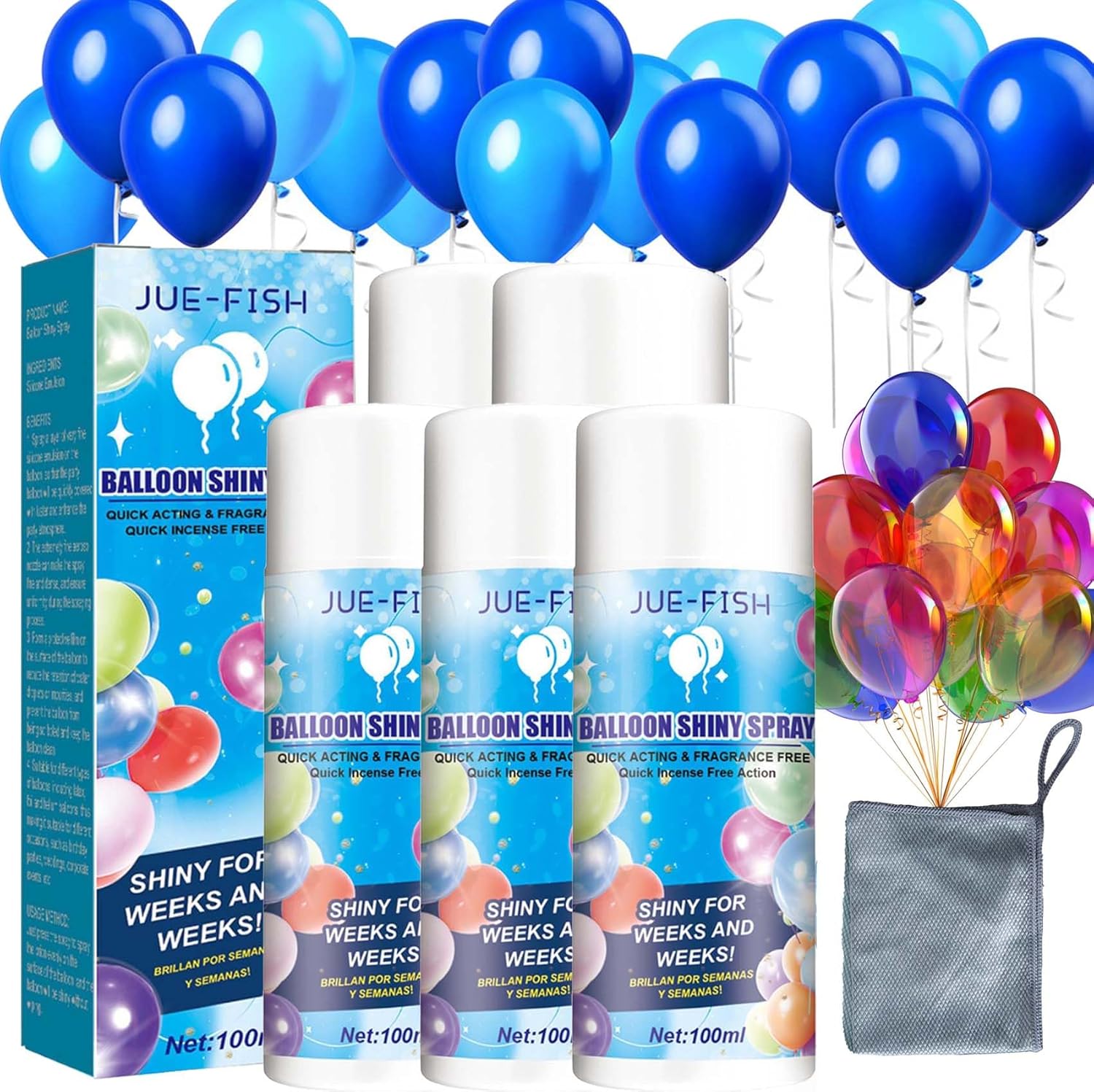 Amazon.com: Balloon Shine Spray, High Shine Balloon Spray, Balloon ...