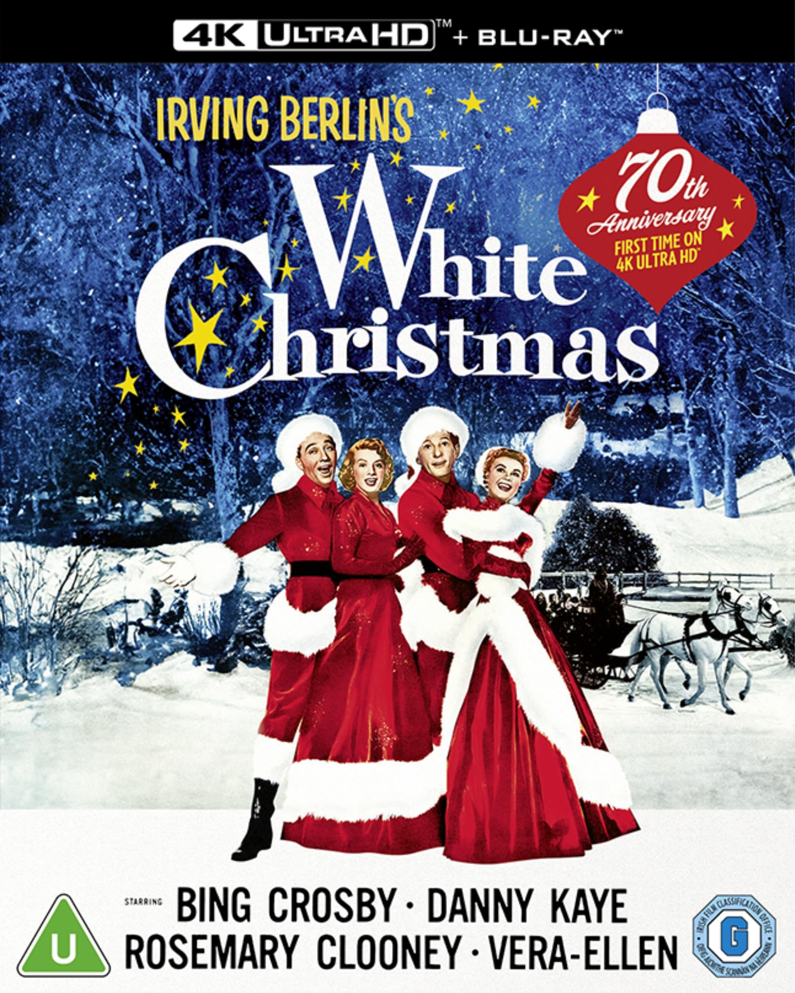 White Christmas 4K UHD [Blu-ray] [Region A & B & C]: Amazon.co.uk ...