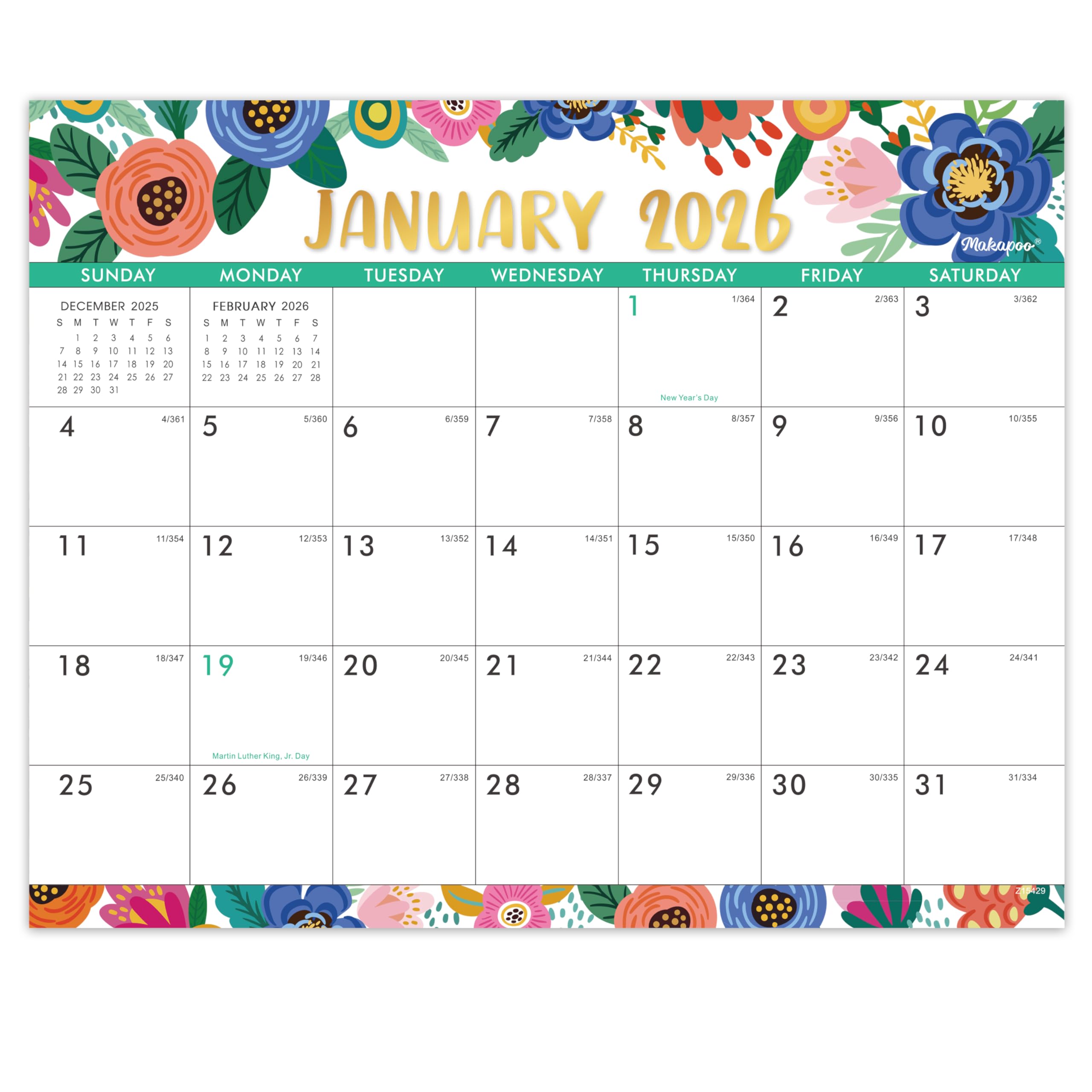 Snapklik.com : Magnetic Calendar For Fridge - Magnetic Calendar 2026 ...