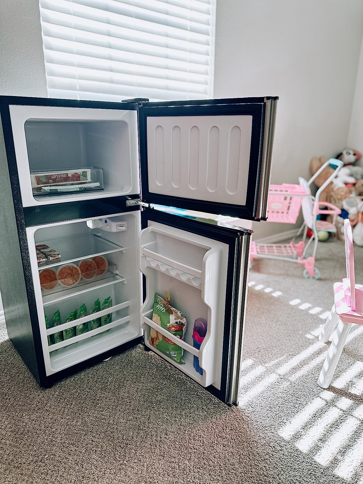 $42/mo - Finance Anukis Compact Refrigerator 3.5 Cu Ft 2 Door Mini ...