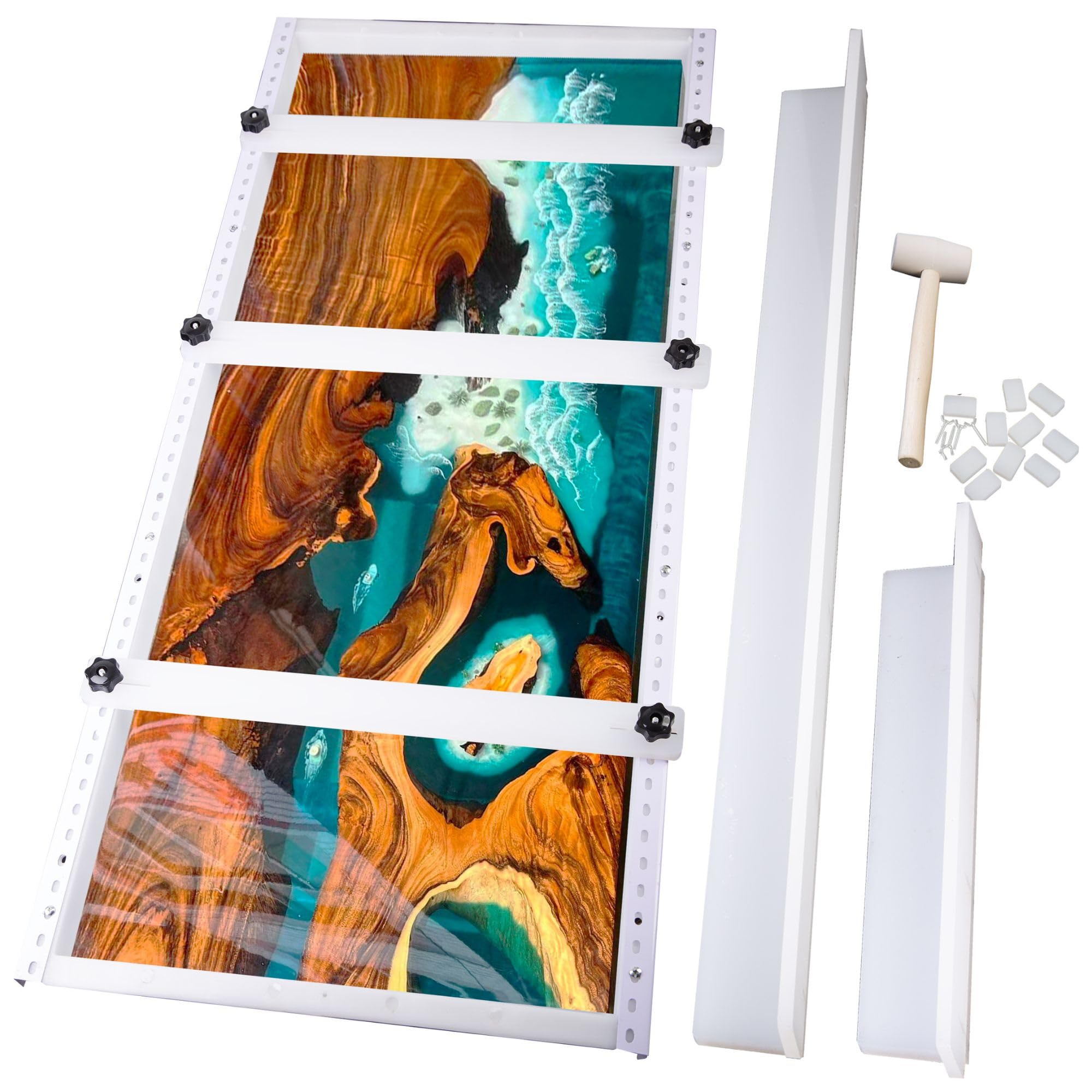 Amazon.com: Kalinta Epoxy Mold with Divider Adjustable- 47x19.5x3in No ...