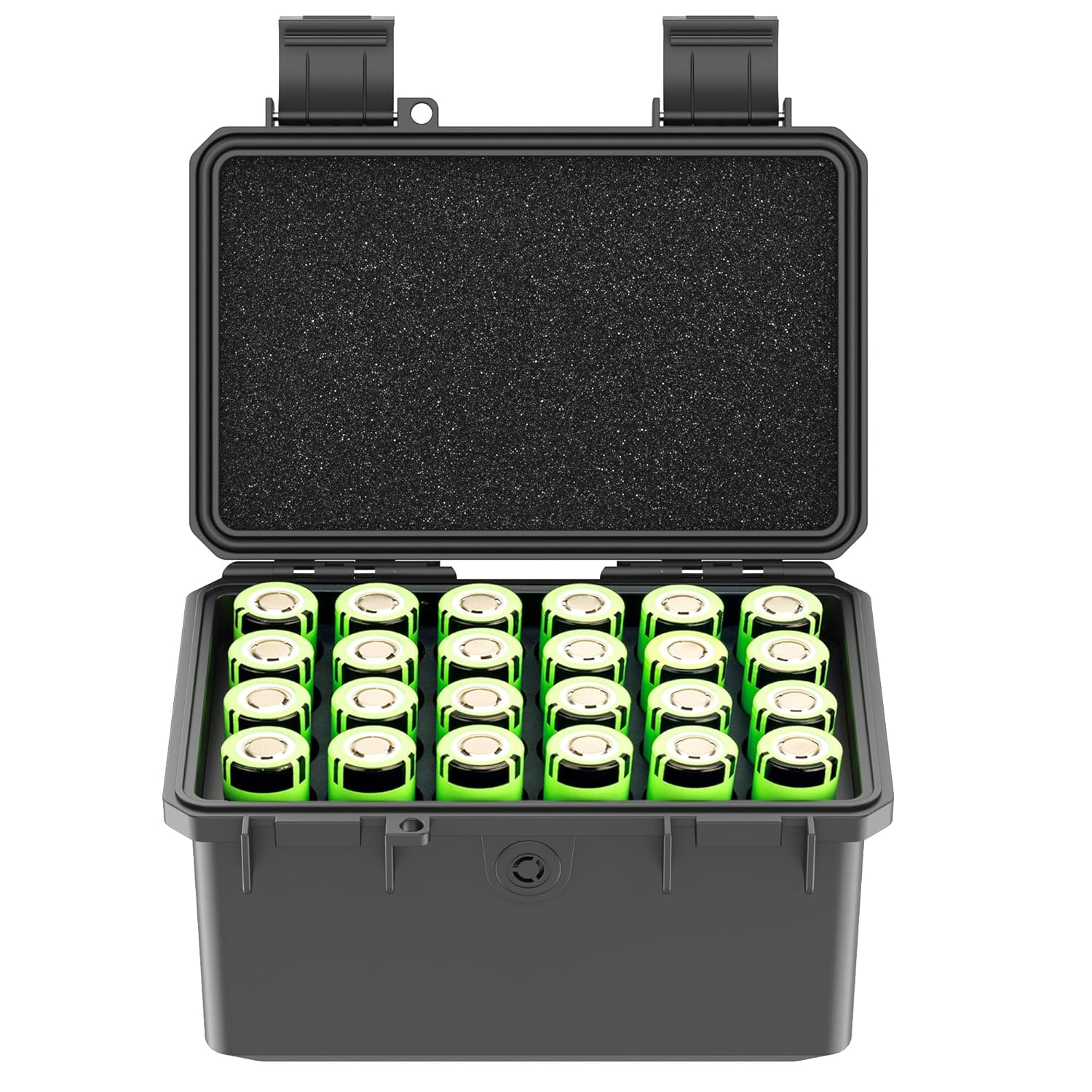 Amazon.com: KIWIFOTOS 24 Slots 21700/20700 Battery Storage Case IP67 ...