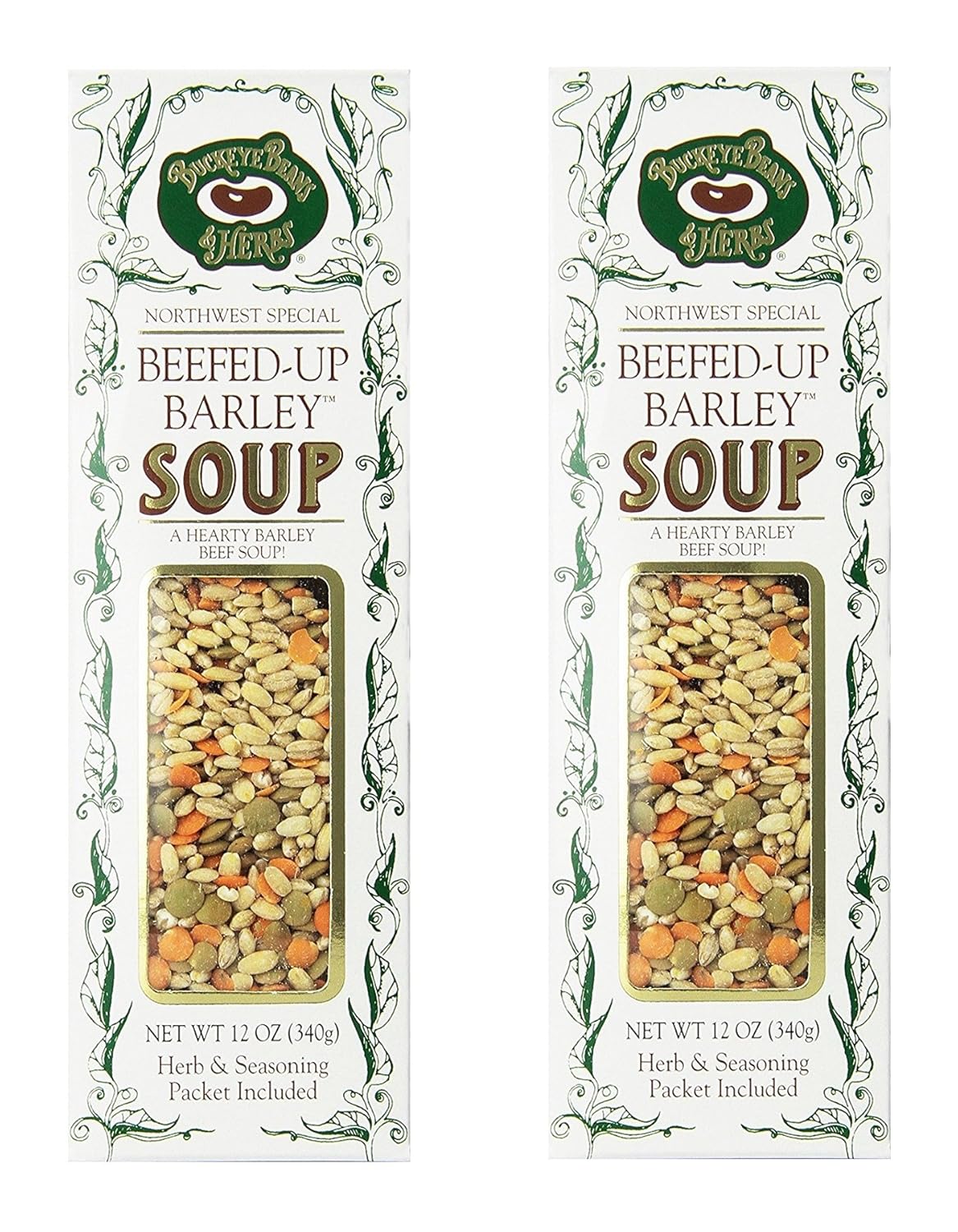 Amazon.com : Buckeye Beans & Herbs Soup - 12 Ounces (Pack of 2) (Beefed ...