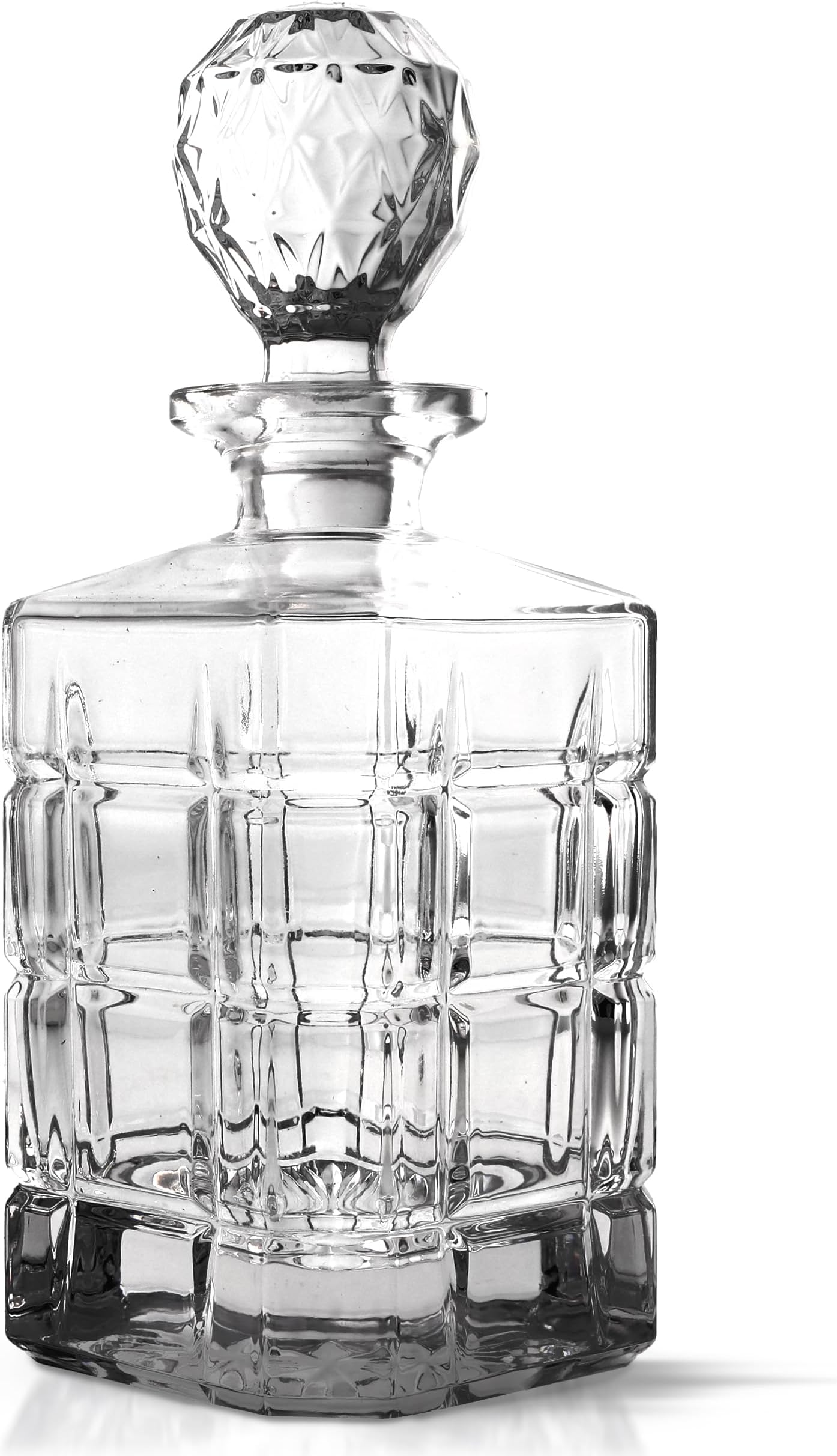 Amazon.com | Rogue River Tactical Whiskey Decanter Gift For Men Square ...