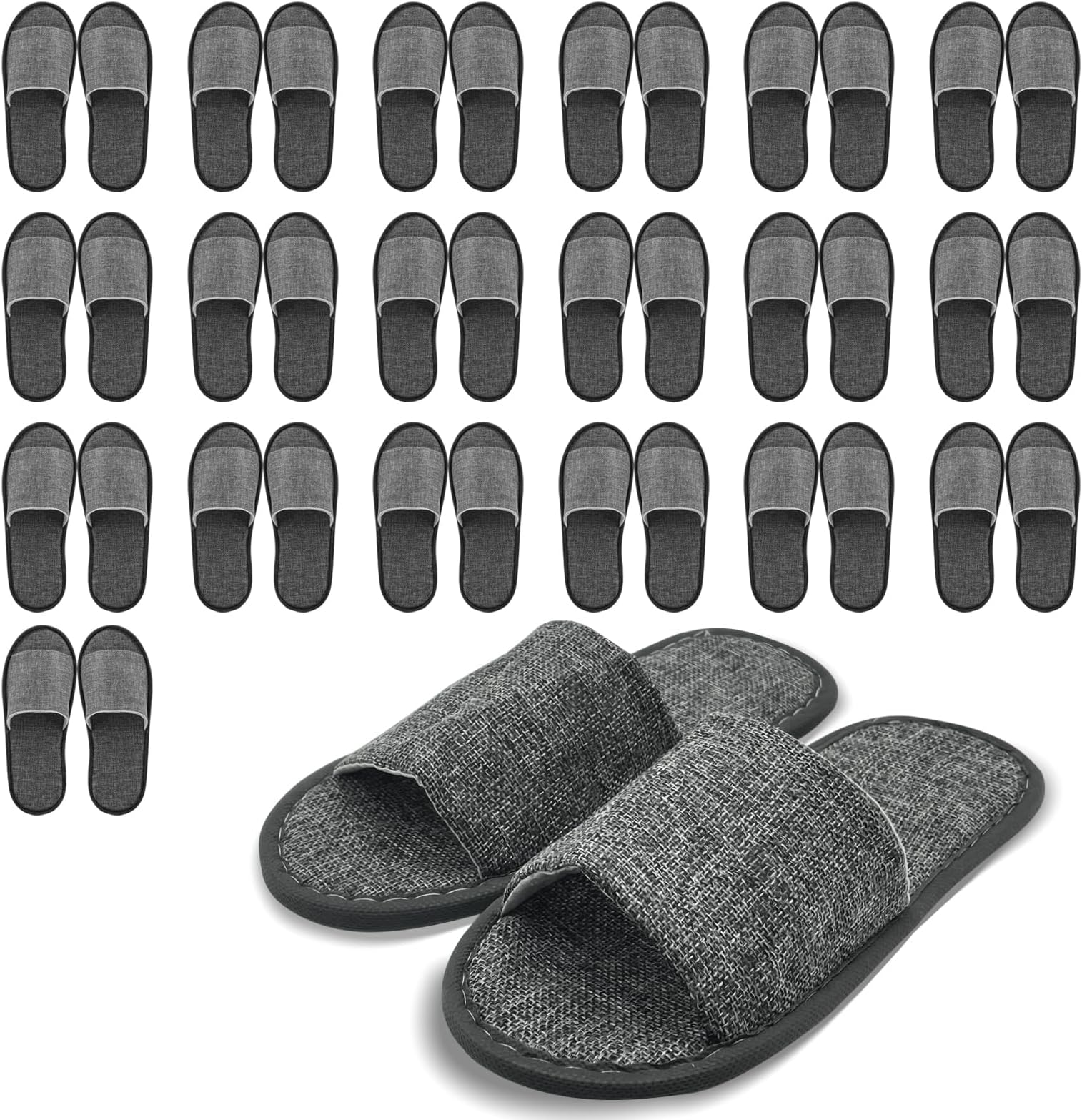 Amazon.com : AhfuLife echoapple 5 Pairs of Waffle Open Toe White ...