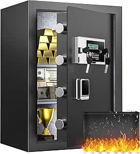 YITAHOME Fireproof Safe Box, 3 CuBic Feet Digital Lock Safes with ...