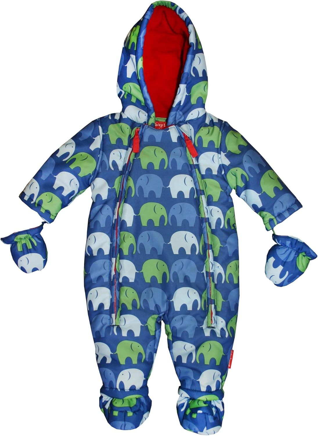 Amazon.com: Toby Tiger Baby Boys' Snowsuit Elly All-in-one 6-9 Months ...