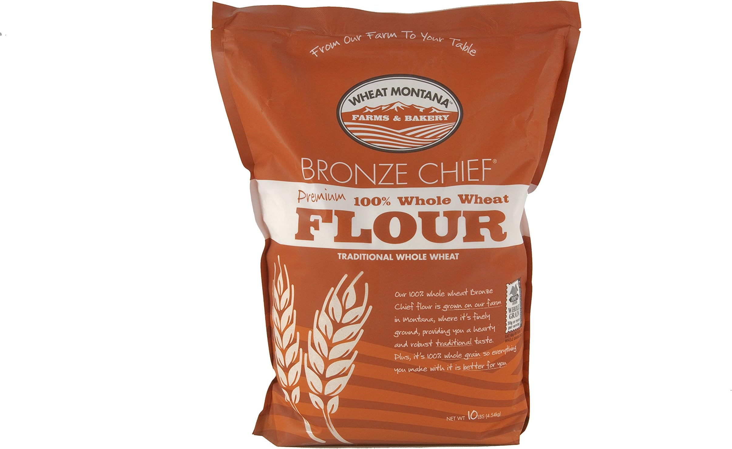 Amazon.com : Wheat Montana Prairie Gold 100% Whole Wheat Flour (Pack of ...
