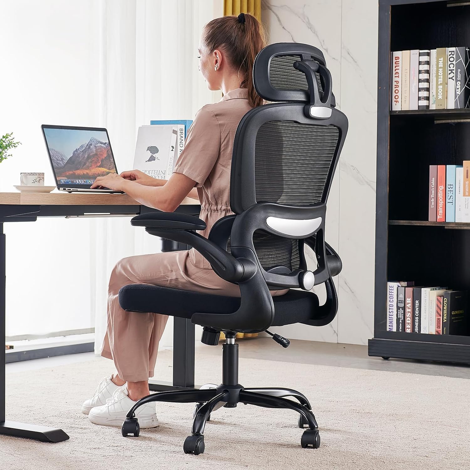 Wipro Furniture Adapt High Back Mesh Ergonomic Home-Office Chair with ...