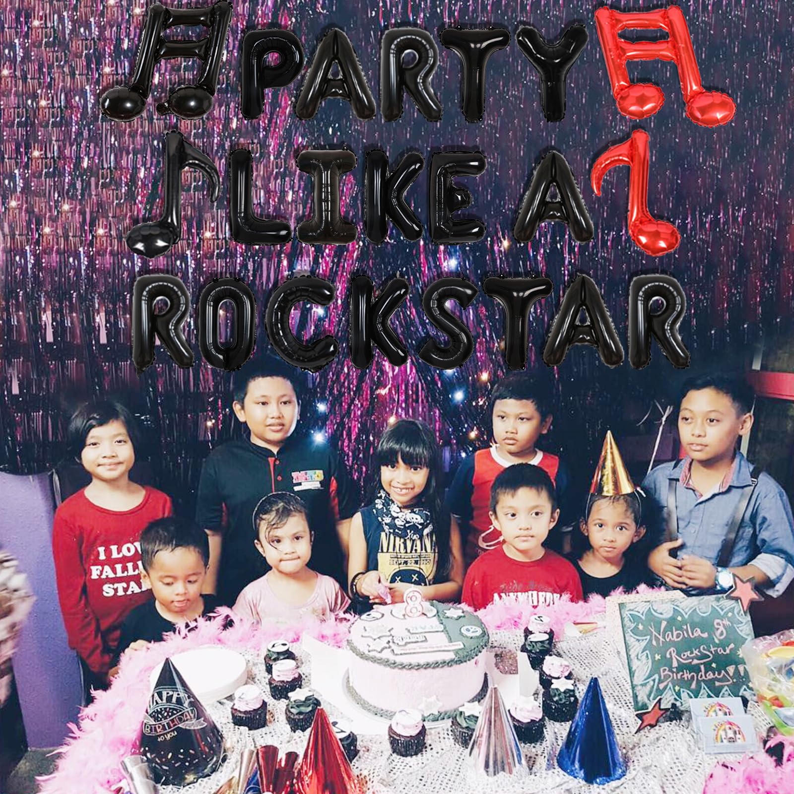Fiesta De Cumpleaños Con Temática De Estrella De Rock