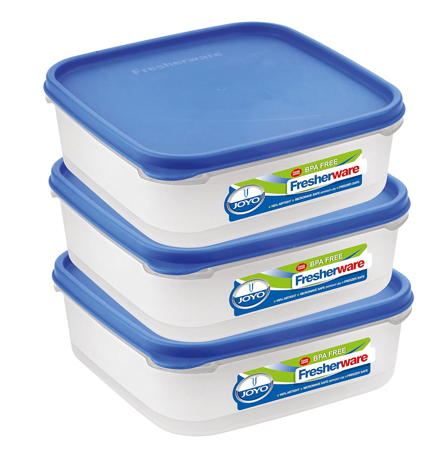 Buy JOYO Fresherware Square Smart Modular Kitchen Storage Plastic ...