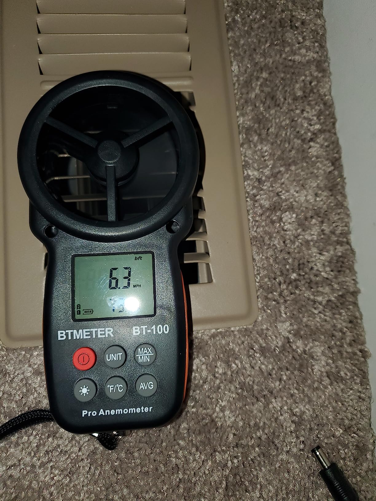 $7/mo - Finance BTMETER BT-100 Handheld Anemometer, Digital Wind Speed ...