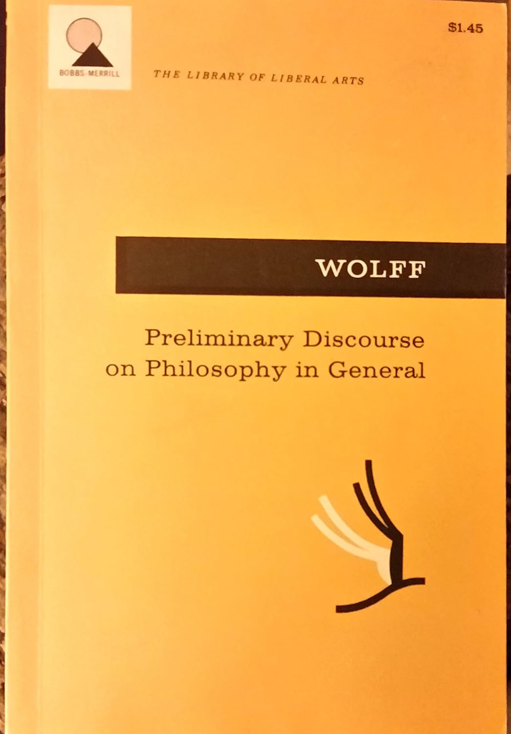 Preliminary discourse on philosophy in general (The Library of liberal ...