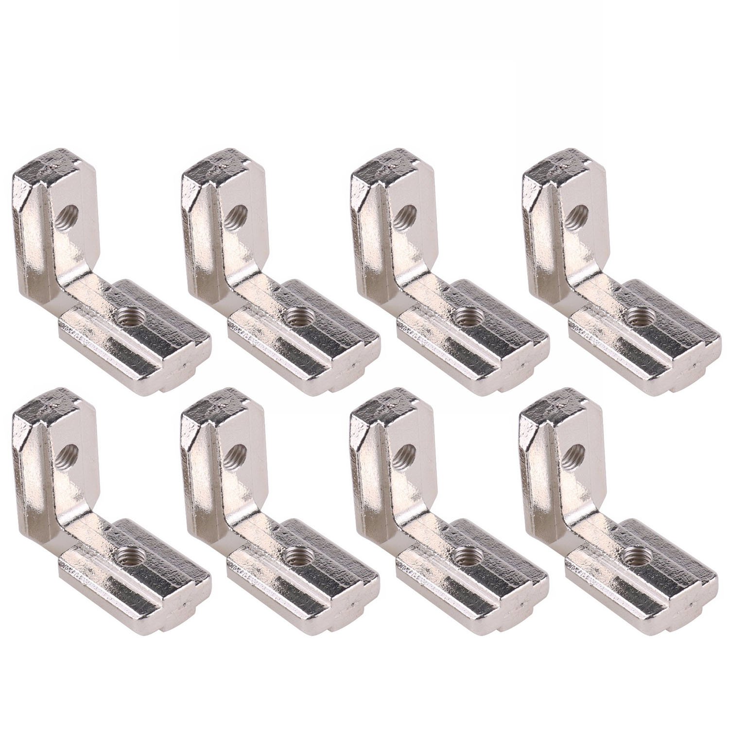 Amazon.com: PZRT 8-Pack T Slot L-Shape Corner Bracket, 2020 Series 90 ...