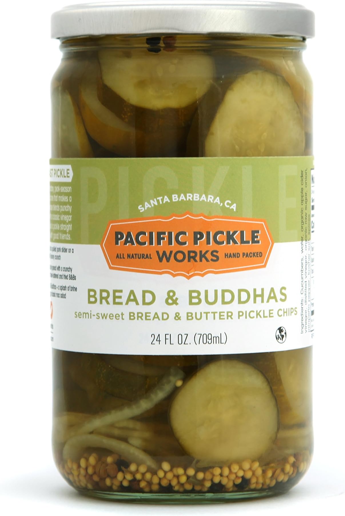 Amazon.com : PACIFIC PICKLE WORKS Bread & Buddhas Sweet Pickle Chips ...