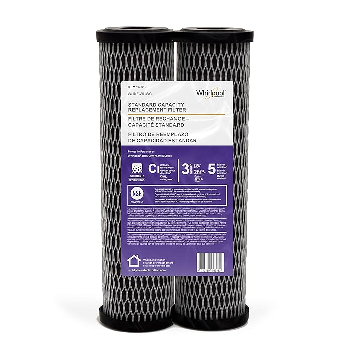 Buy Whirlpool Whole Home Large Capacity Standard Carbon Filters #WHKF ...