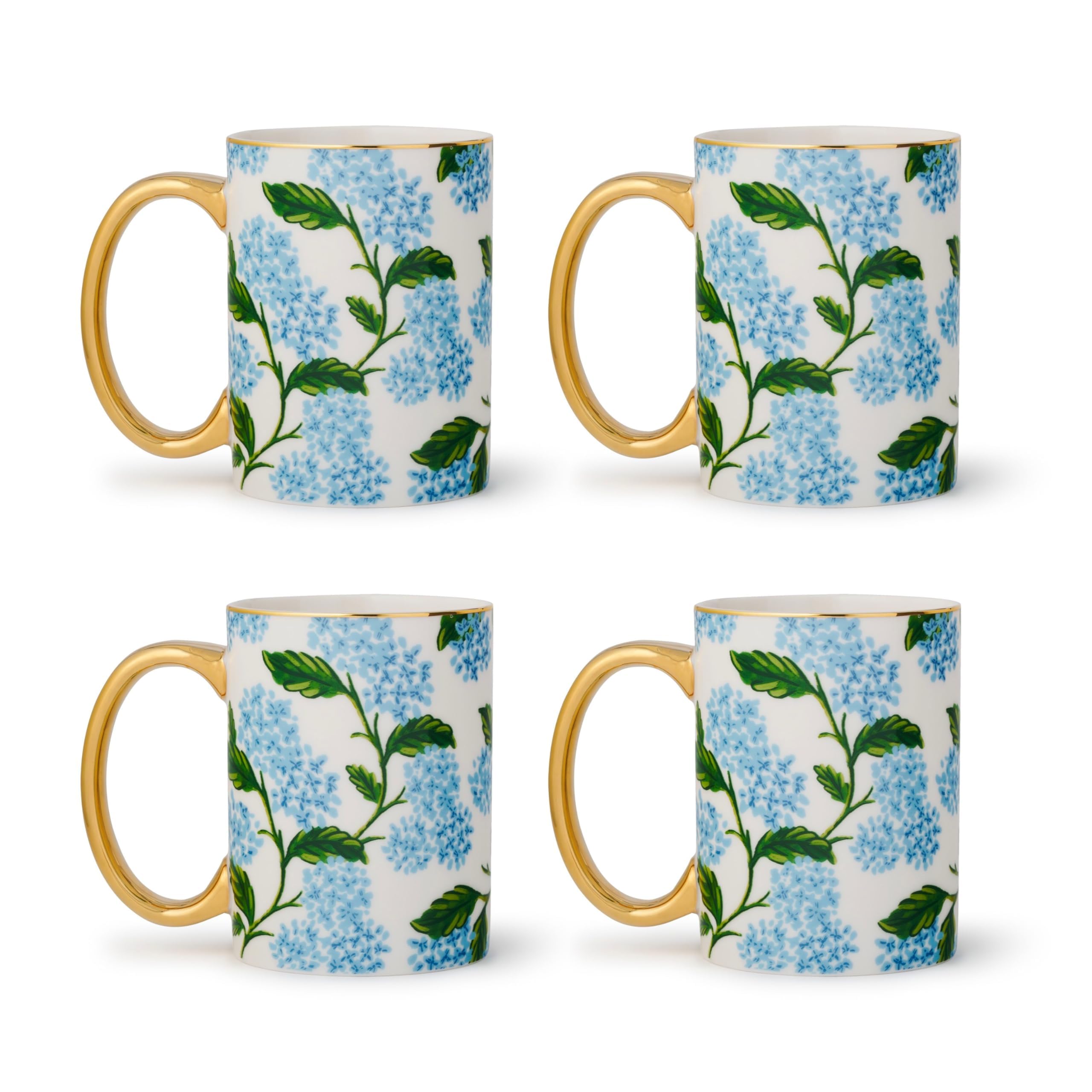 Amazon.com: RIFLE PAPER CO. Porcelain Mug Pack of 4 | For Everyday Use ...