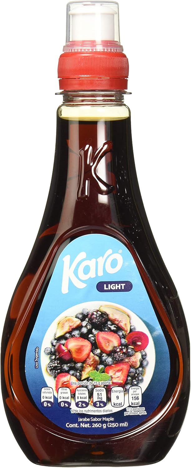 Karo, Karo Sabor Maple Light, 250 mililitros : Amazon.com.mx: Hogar y ...