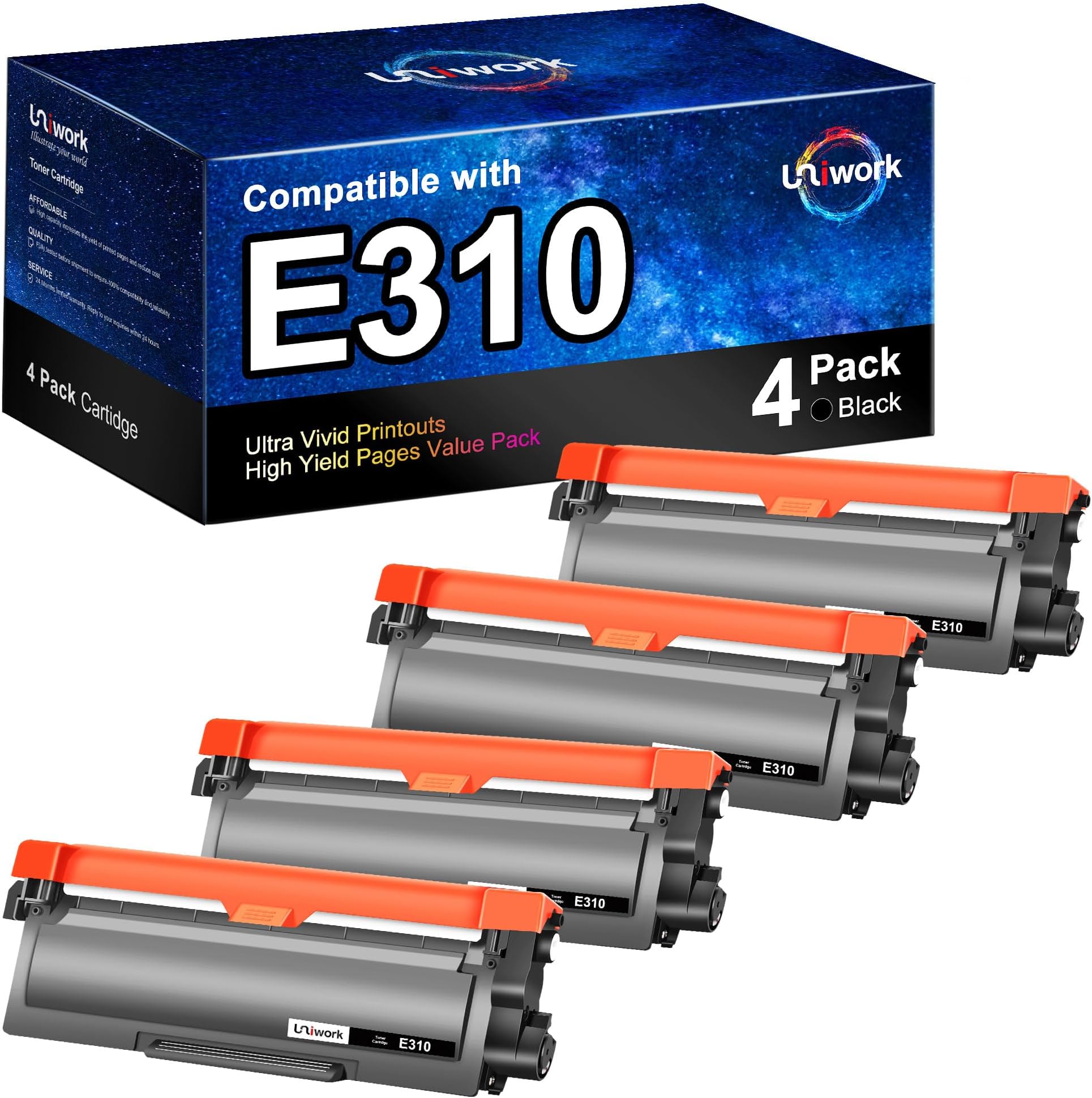 Amazon.com: Dell CVXGF Toner Cartridge 2-Pack for E310, E514, E515 Laser Printers : Office Products