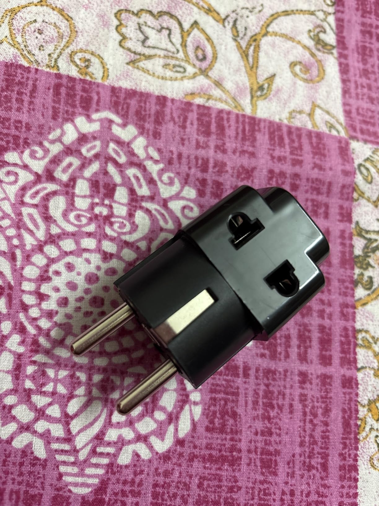 MX Europe Travel Adapter, India to Europe Schuko Plug- multipin Adapter ...