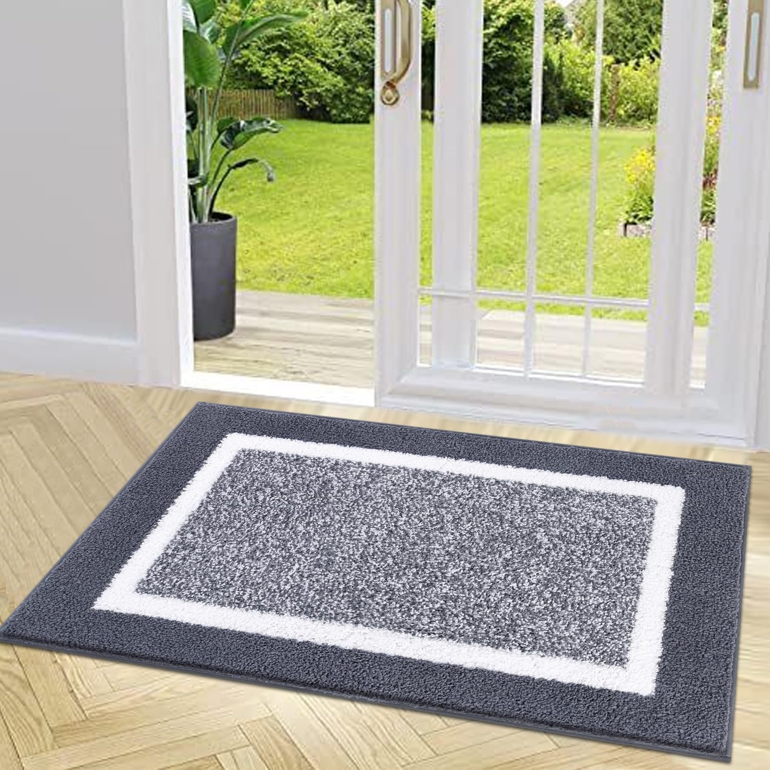 Amazon.com: Bsmathom Indoor Door Mat 32x20, Non-Slip Absorbent Entrance ...