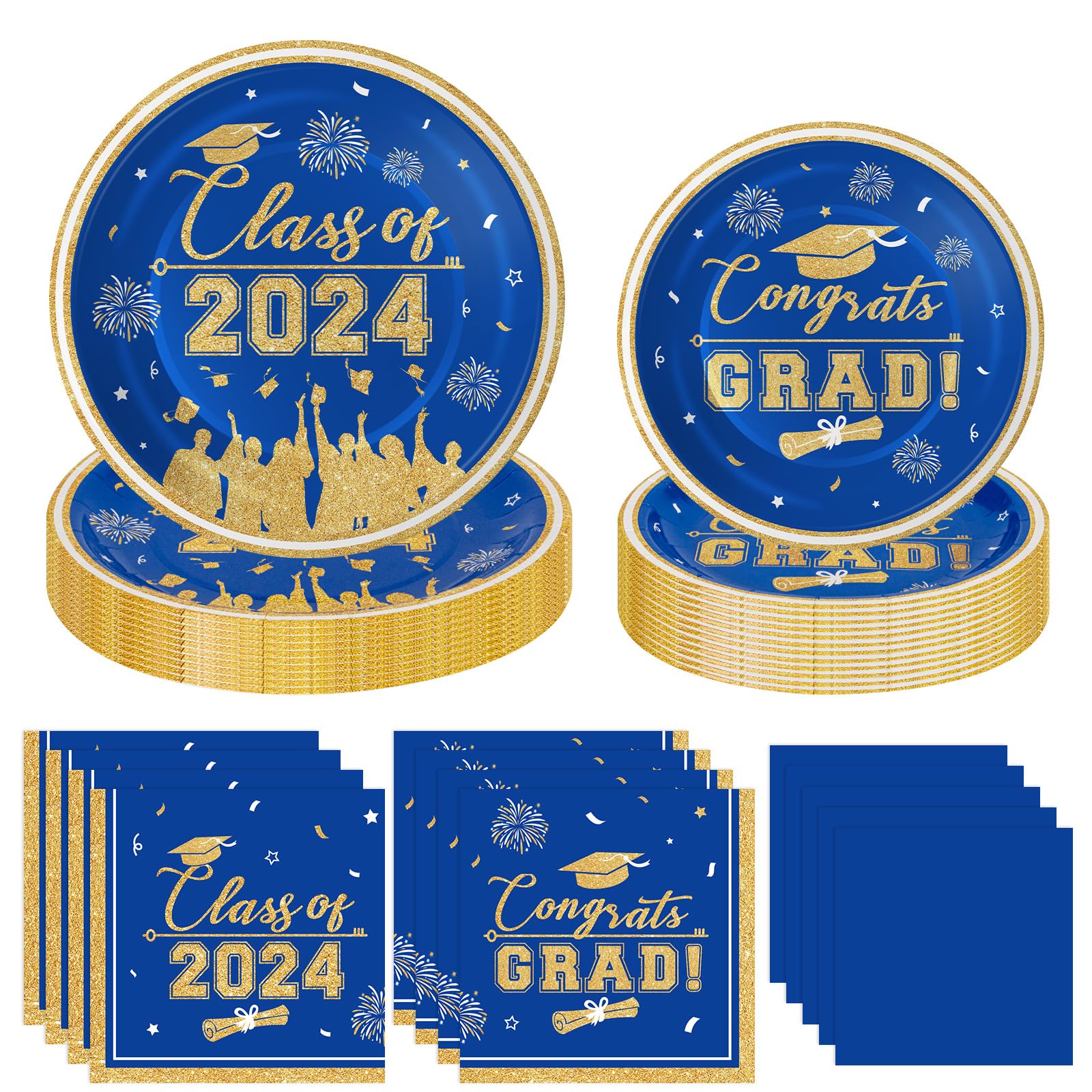 Snapklik.com : Graduation Plates And Napkins 2024 Graduation Party ...