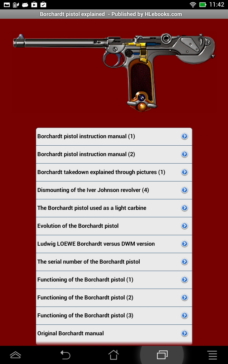 The Borchardt Pistol Explained Jp Appstore For Android
