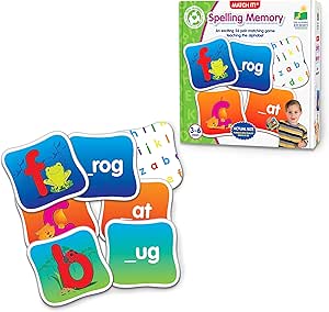 Amazon.co.jp: The Learning Journey 幼児向け アルファベット えいごカード Match It! Spelling Memory 690635 正規品 : おもちゃ