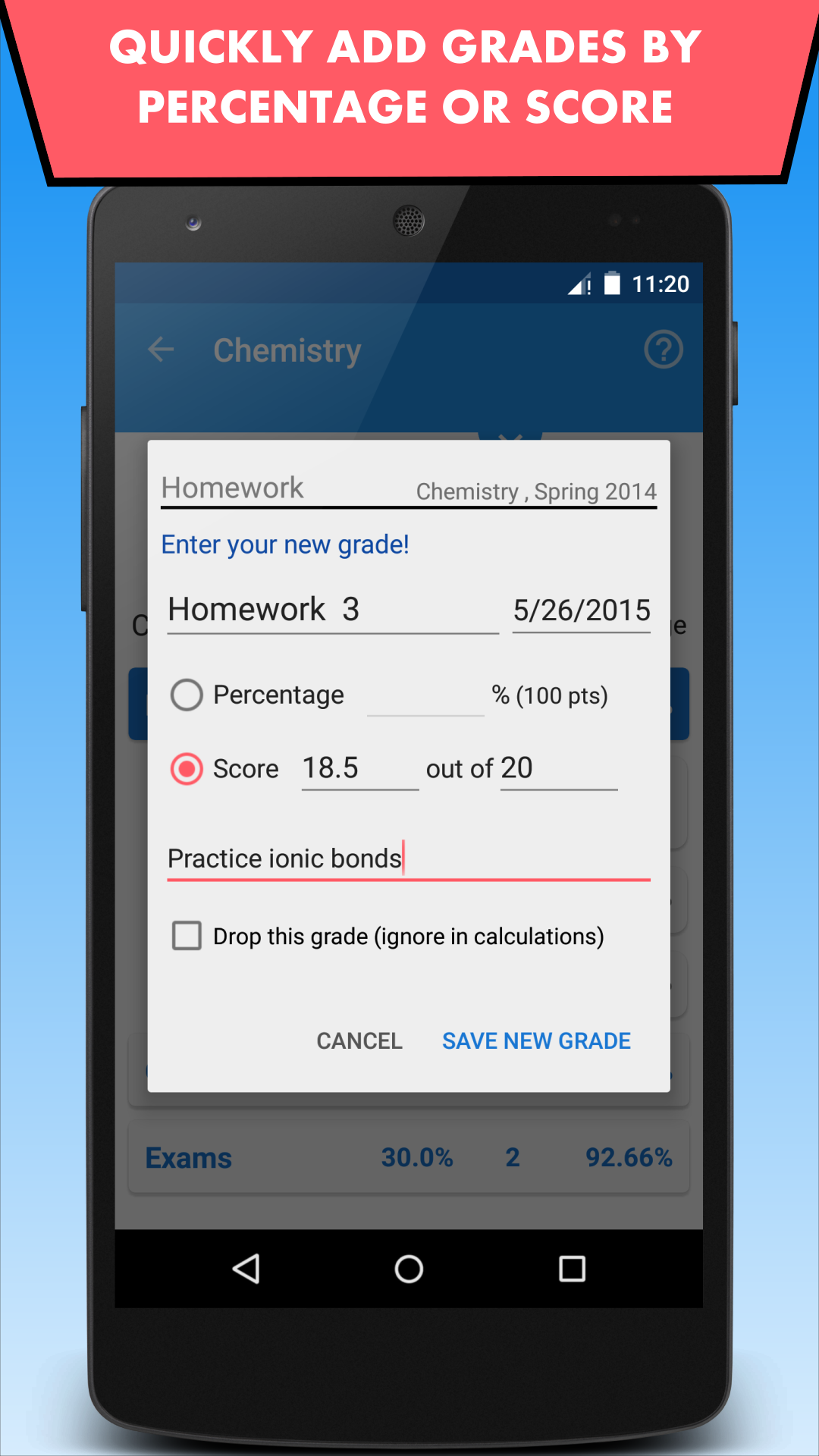 Grade Tracker Pro App On Amazon Appstore