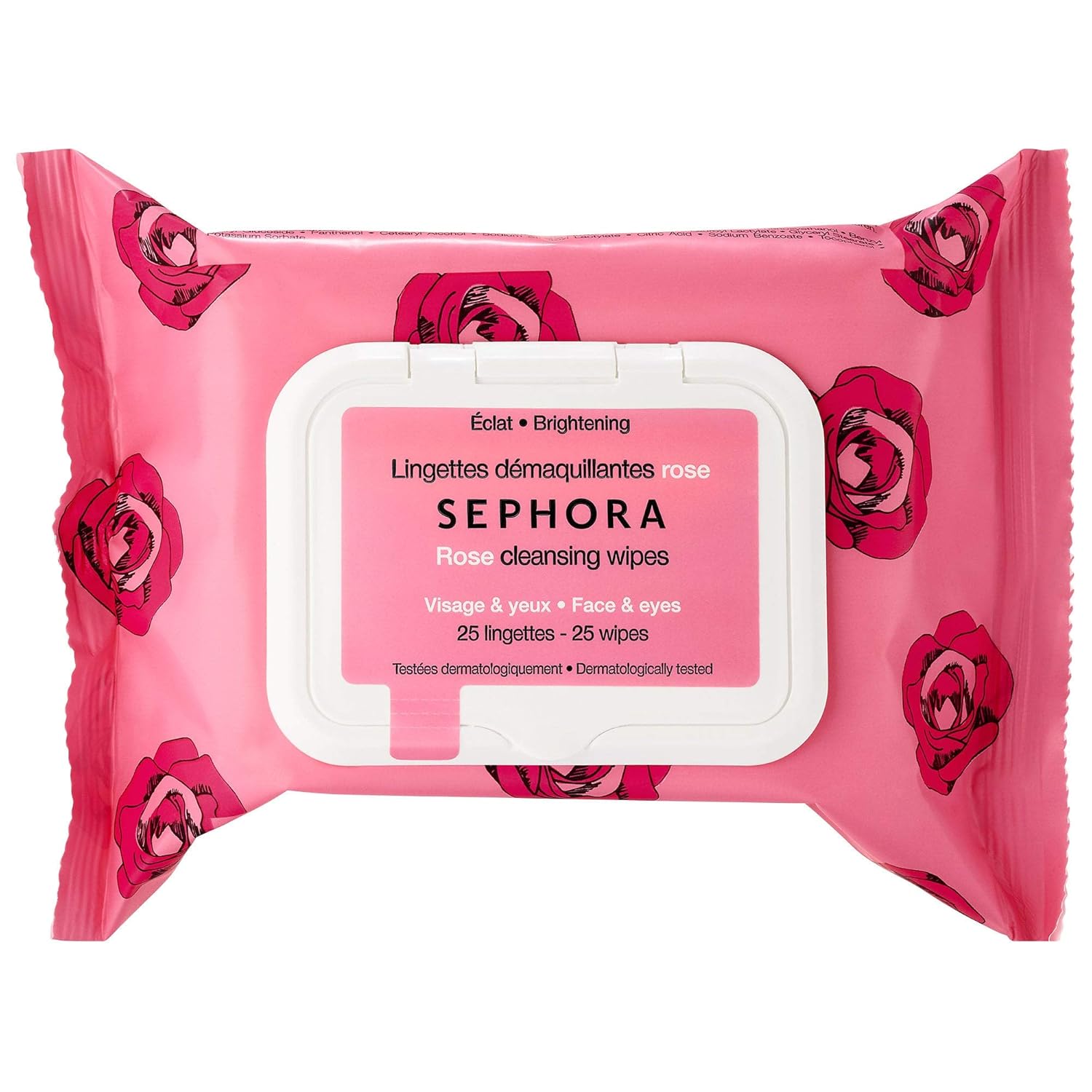 Amazon.com: SEPHORA COLLECTION Cleansing & Exfoliating Wipes ROSE 25 ...