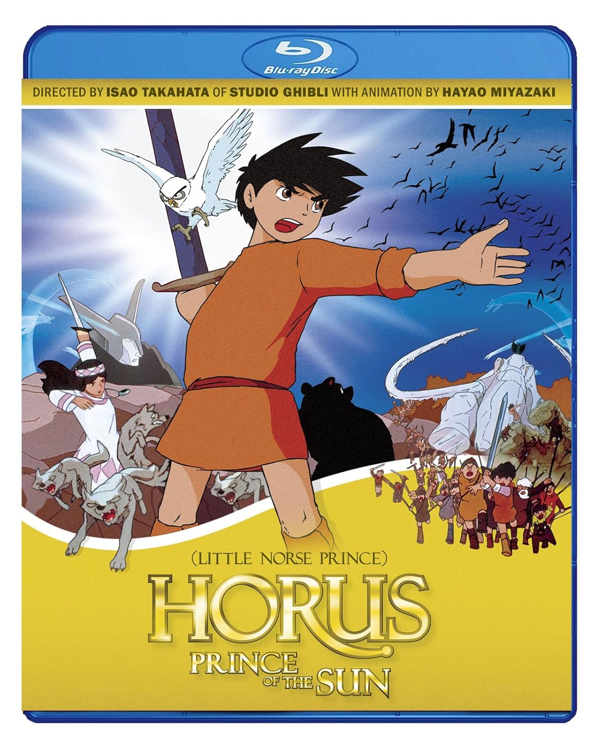 Amazon.com: Horus, Prince of the Sun Blu Ray : Etsuko Ichihara, Isao ...
