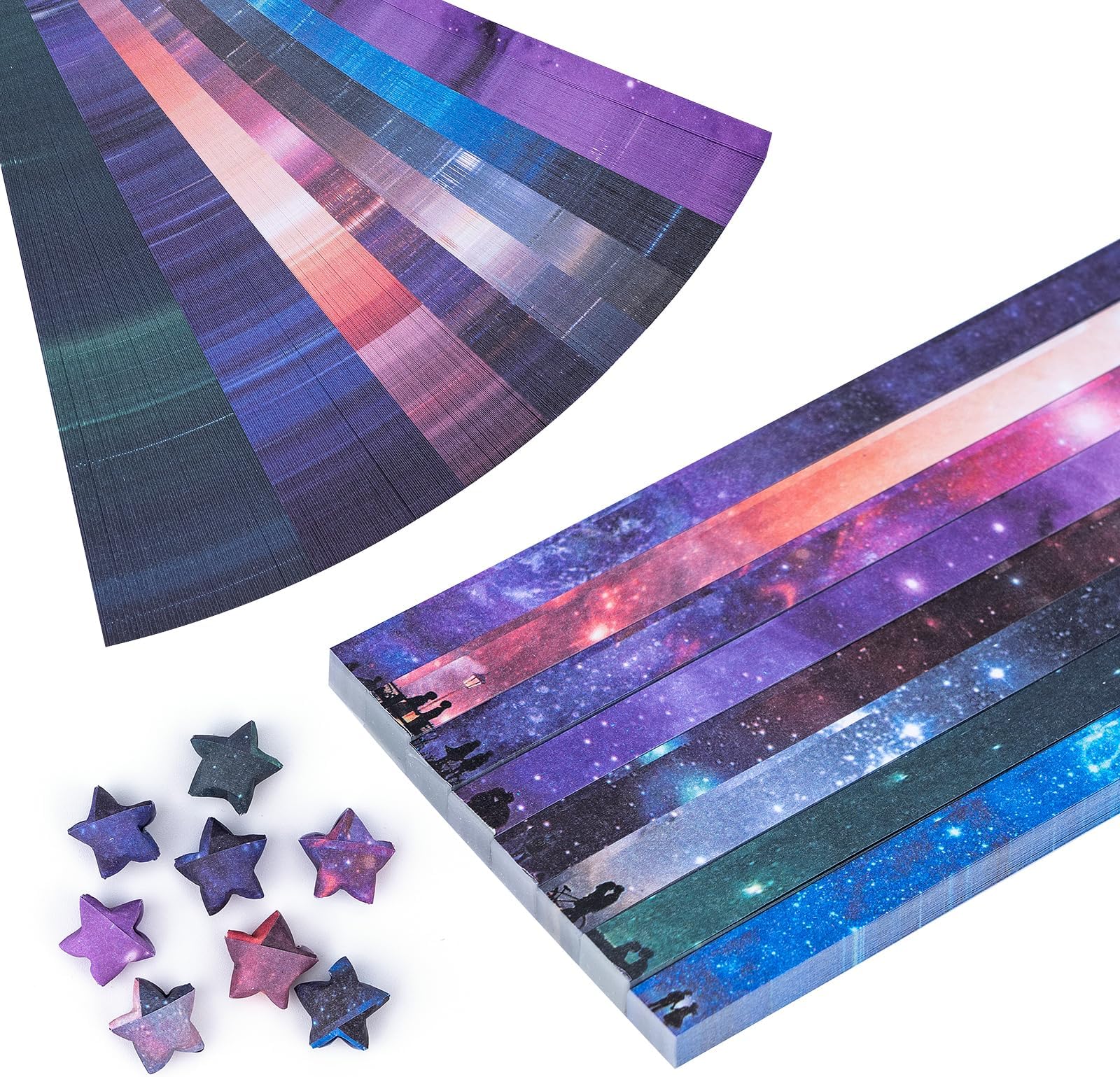 Amazon.com : 1080 Sheets Origami Paper Stars Colorful Handcraft Origami ...