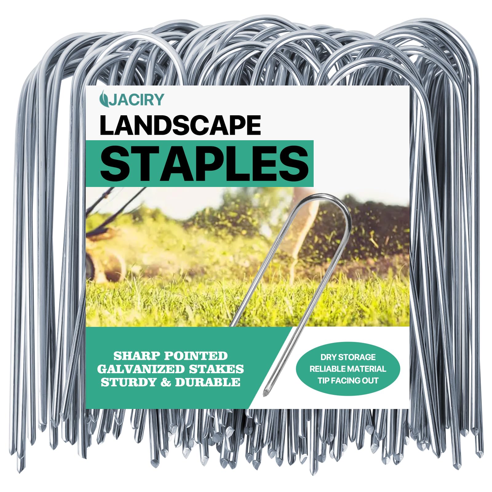 Amazon.com : Landscape Staples for Outdoor Decorations.Jaciry 4 inch 40 ...