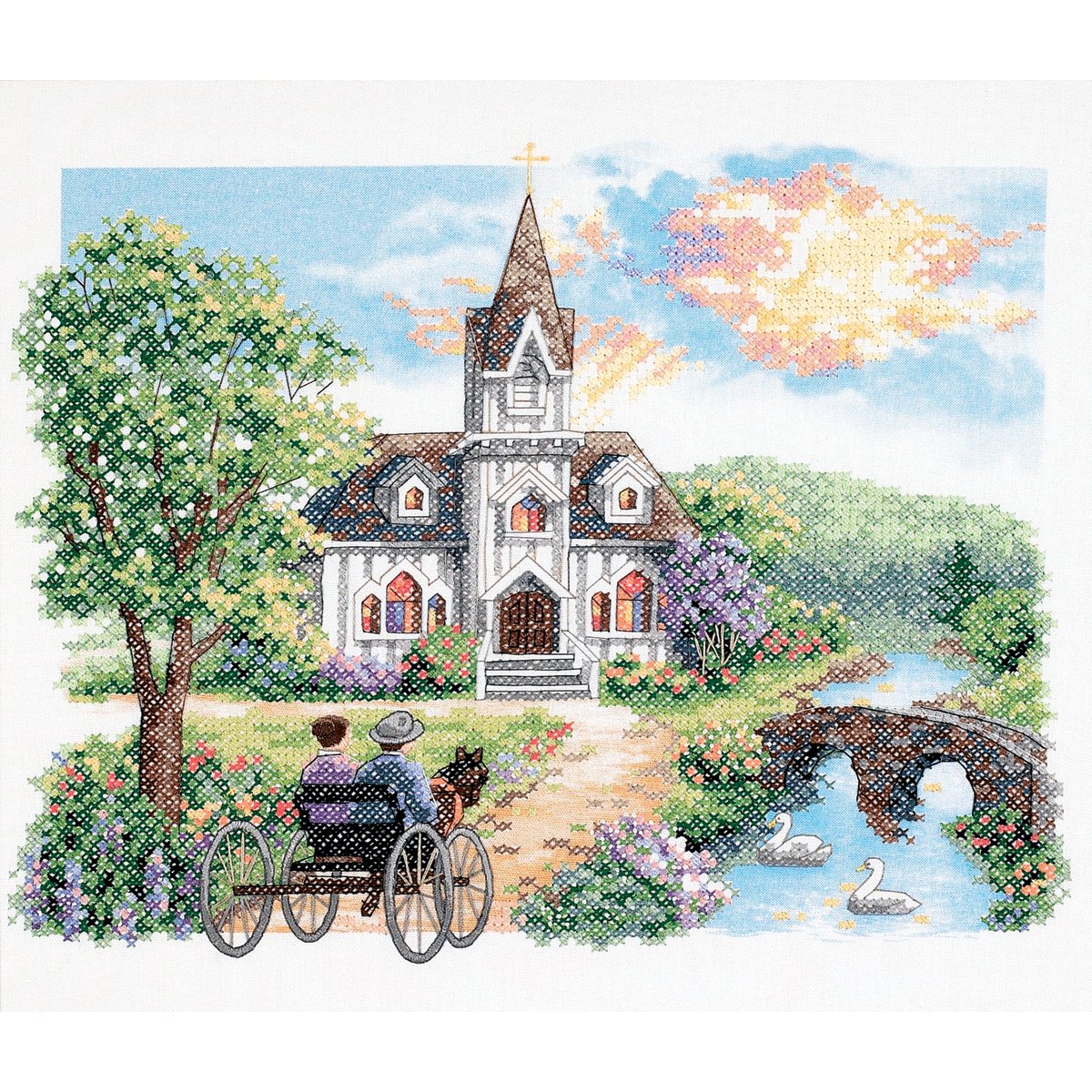 Snapklik.com : Dimensions Needlecrafts Stamped Cross Stitch