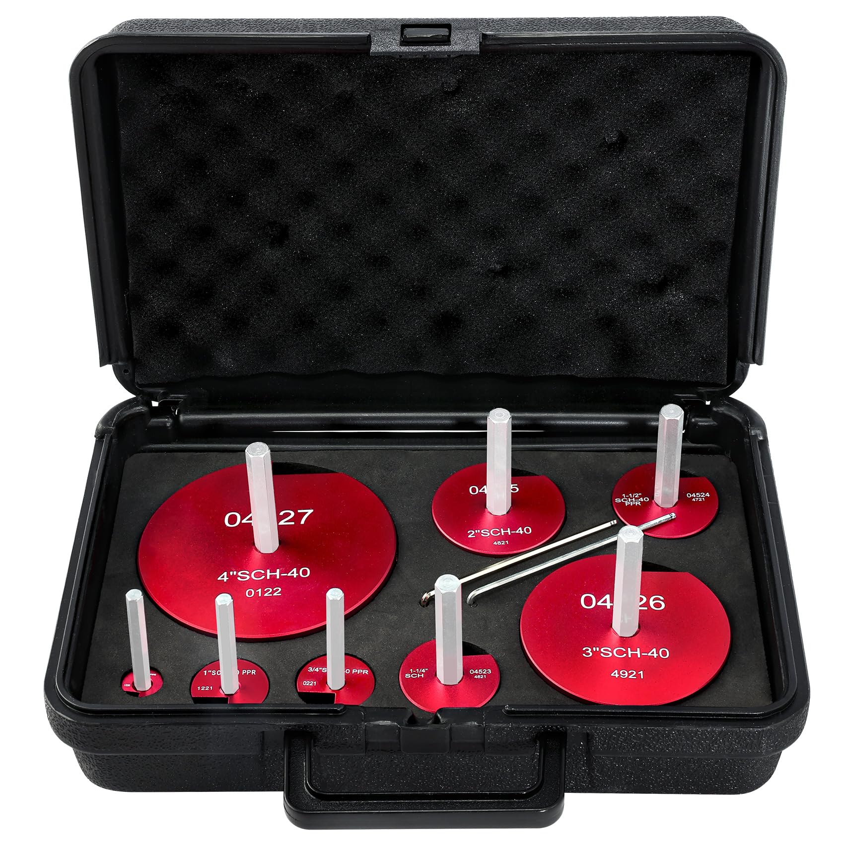 Amazon.com: PIRIPARA 8 Pcs PVC Pipe Reamer Set With 1/2 inch, 3/4 inch ...