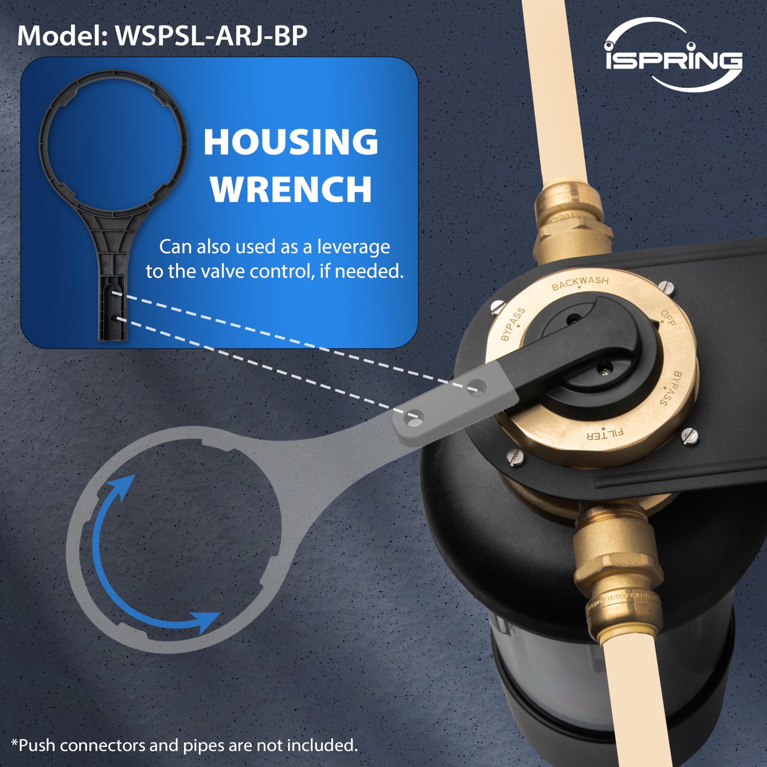 Snapklik.com : WSP50SL-ARJ-BP, NSF Certified, Whole House Spin Down Sediment Water Filter, 4 ...