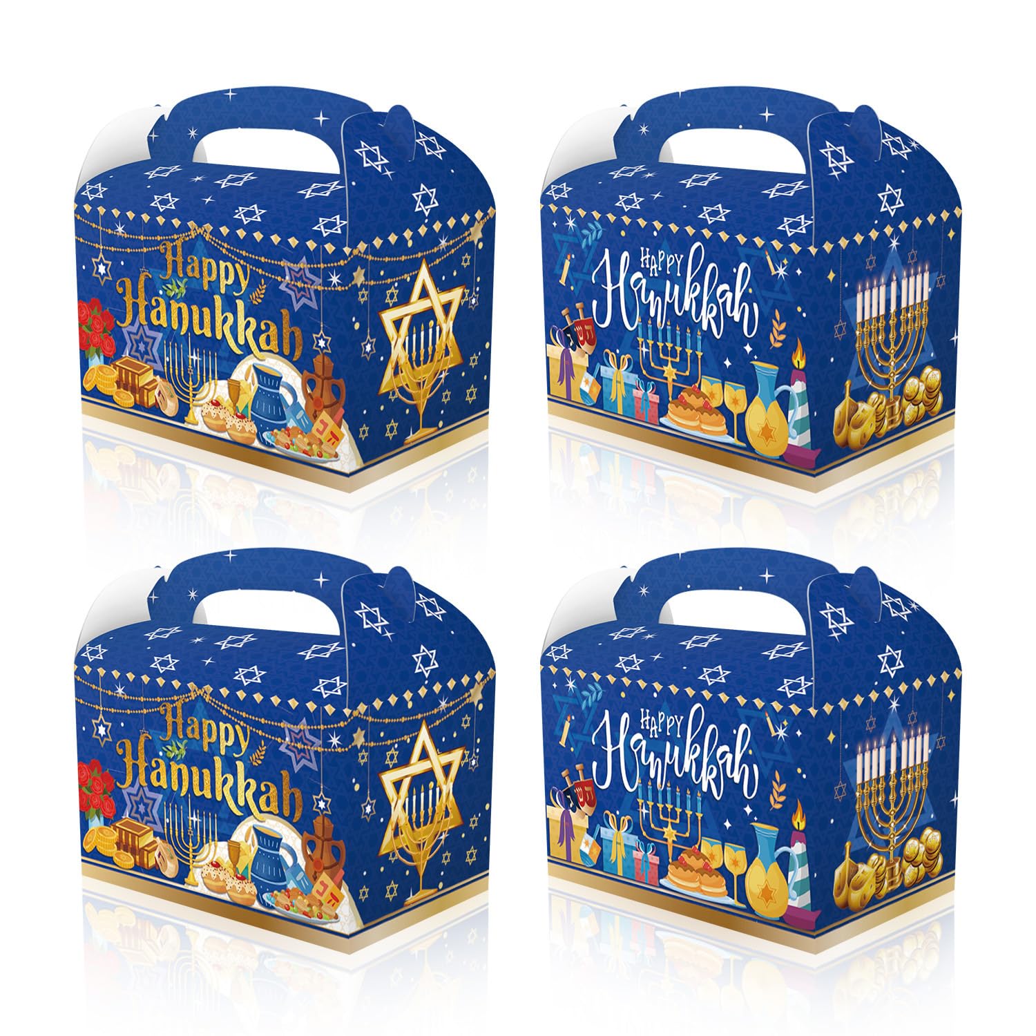 Amazon.com: CPTBAG 12 Pack Hanukkah Party Favors Boxes Chanukah ...