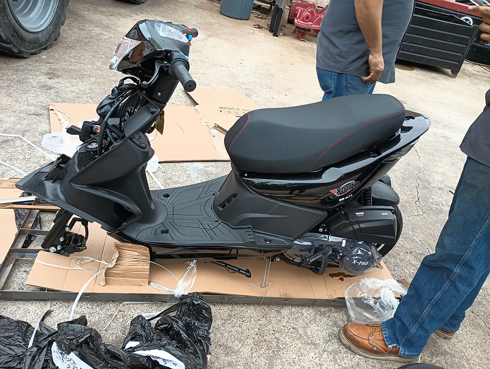 $41/mo - Finance X-PRO Bali Moped Scooter Street Scooter Gas Moped ...