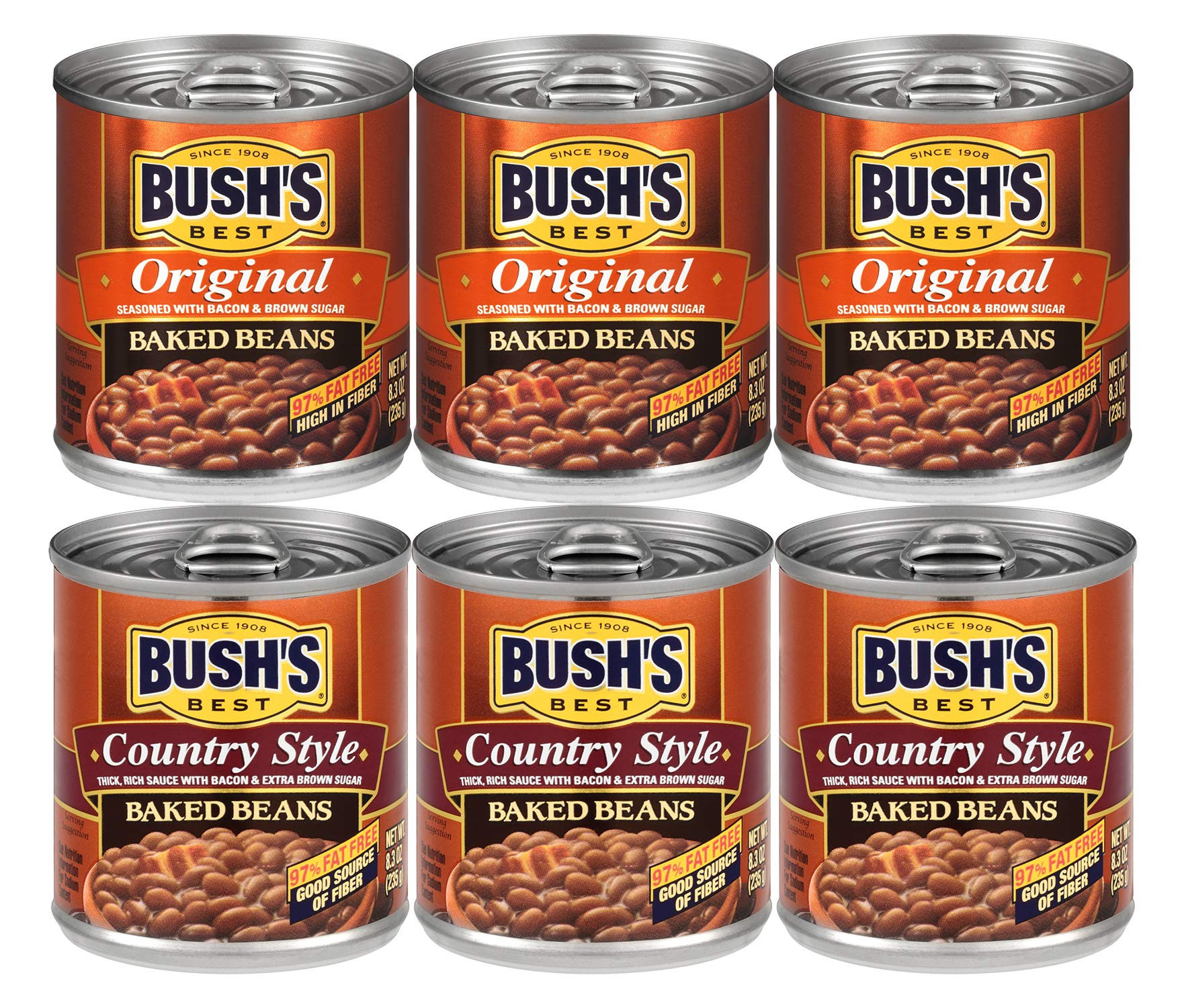 Buy Bush s BestBaked Beans Variety Pack 3 Original Baked 3 Country Buy Bush s BestBaked Beans Variety Pack 3 Original Baked 3 Country