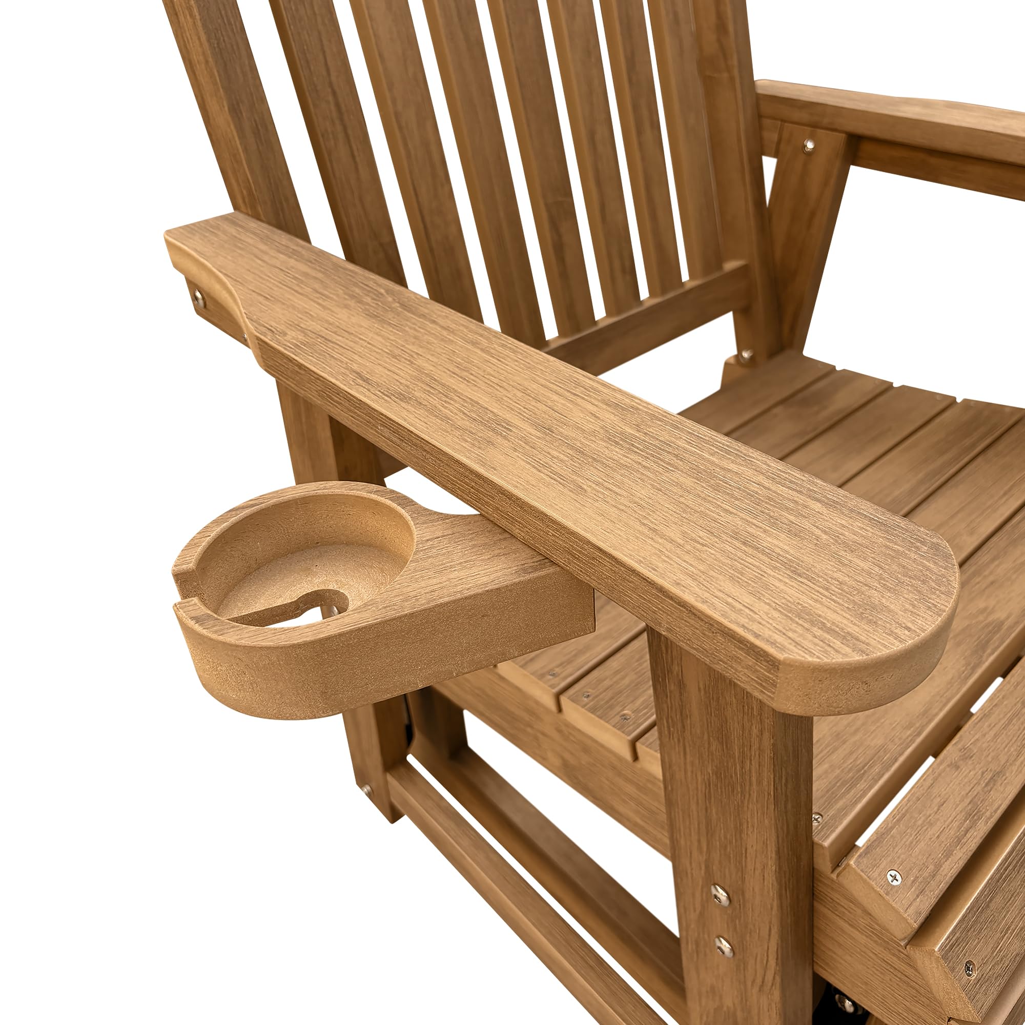 Home Goods Outdoor Furniture Poly Lumber Patio Glider - 700lb Capacity ...