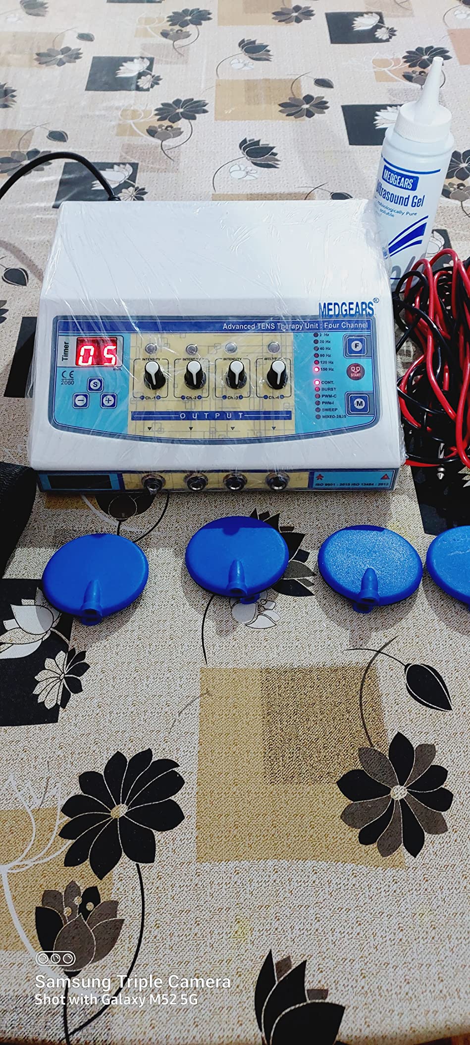 Physiogears Four Channel Tens Machine for Whole_Body Physiotherapy ...