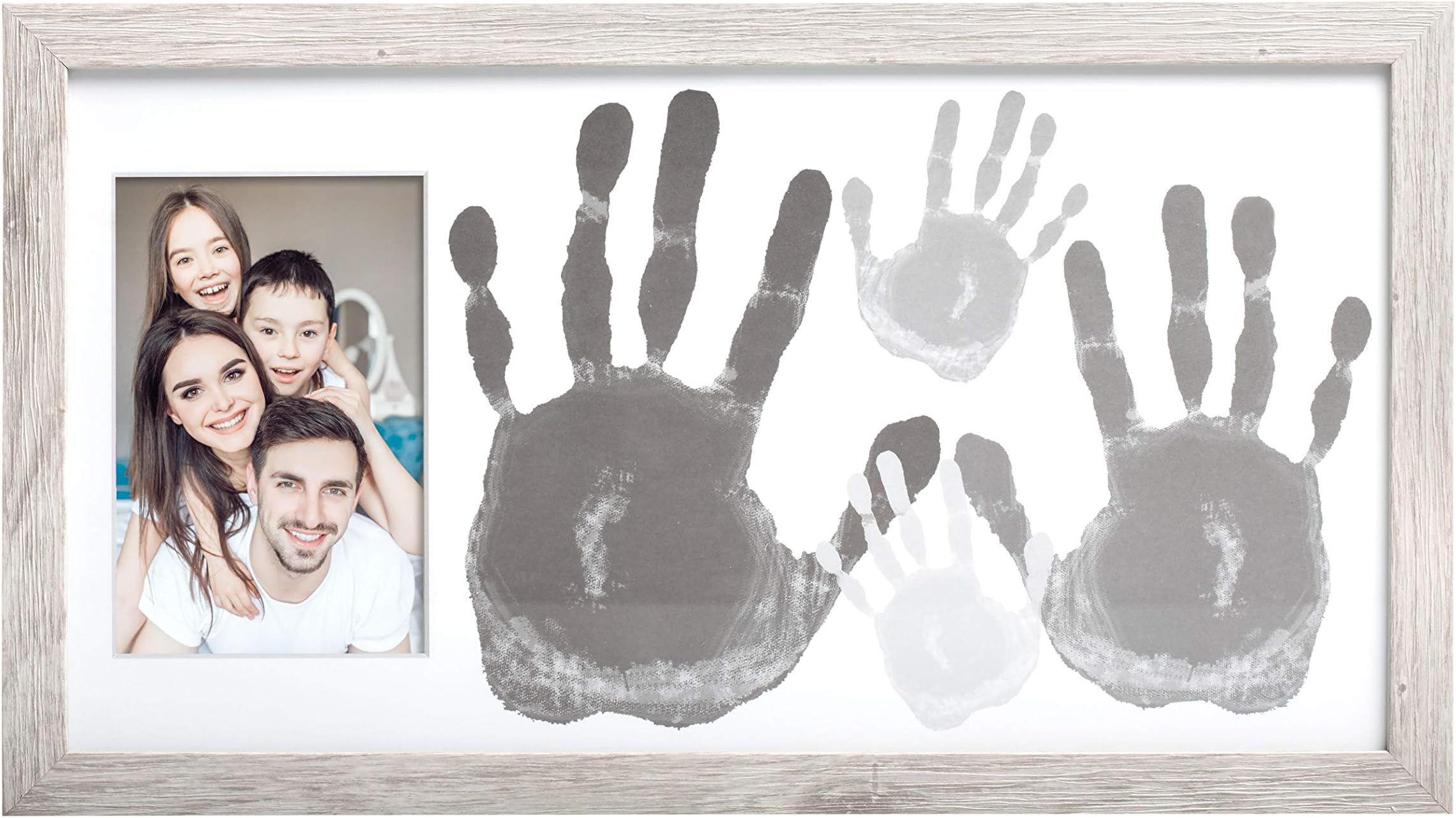Amazon.com: Family Handprint Kit,Clear Family Handprint Frame,DIY Art ...