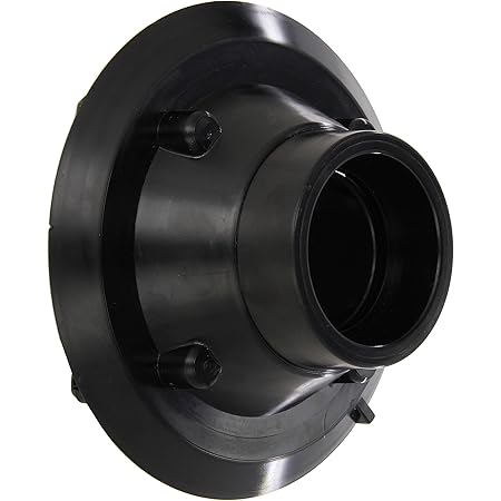 Ebbe E4024 PVC Three Piece Clamp Collar Drain Assembly, 2-Inch, Black ...