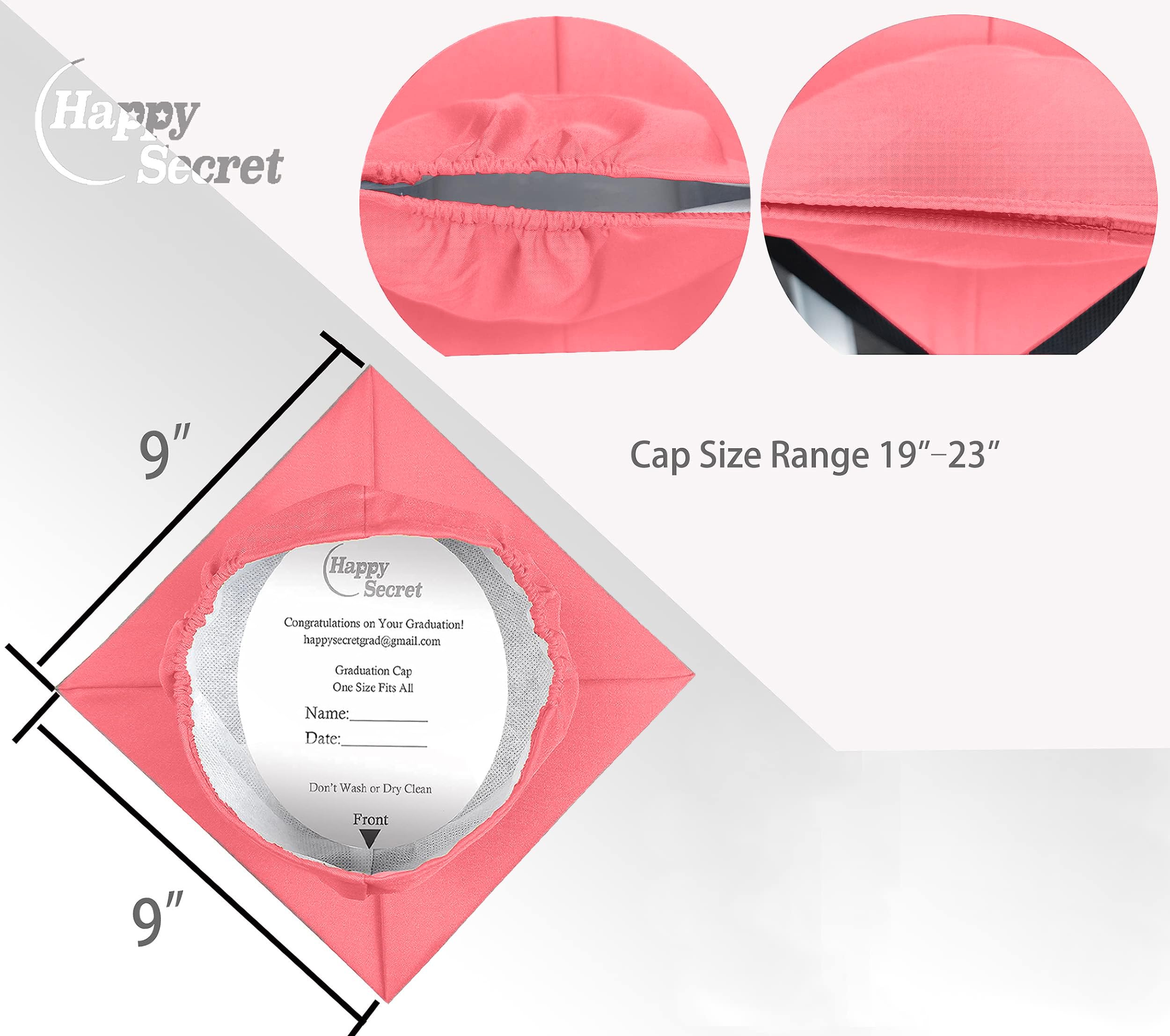 Snapklik.com : Happy Secret Matte Graduation Cap