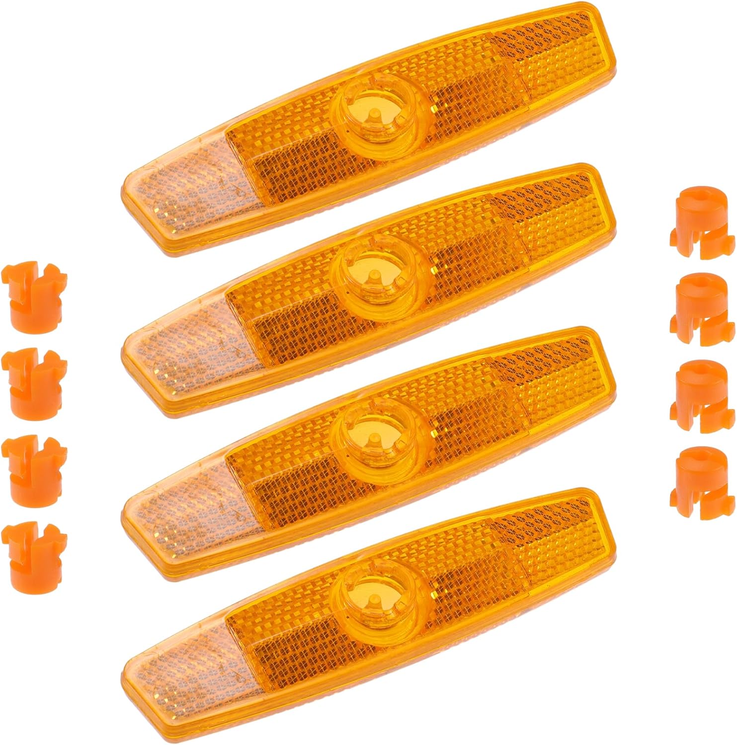 Amazon.com: X AUTOHAUX Bike Reflectors Bicycle Warning Reflector for ...