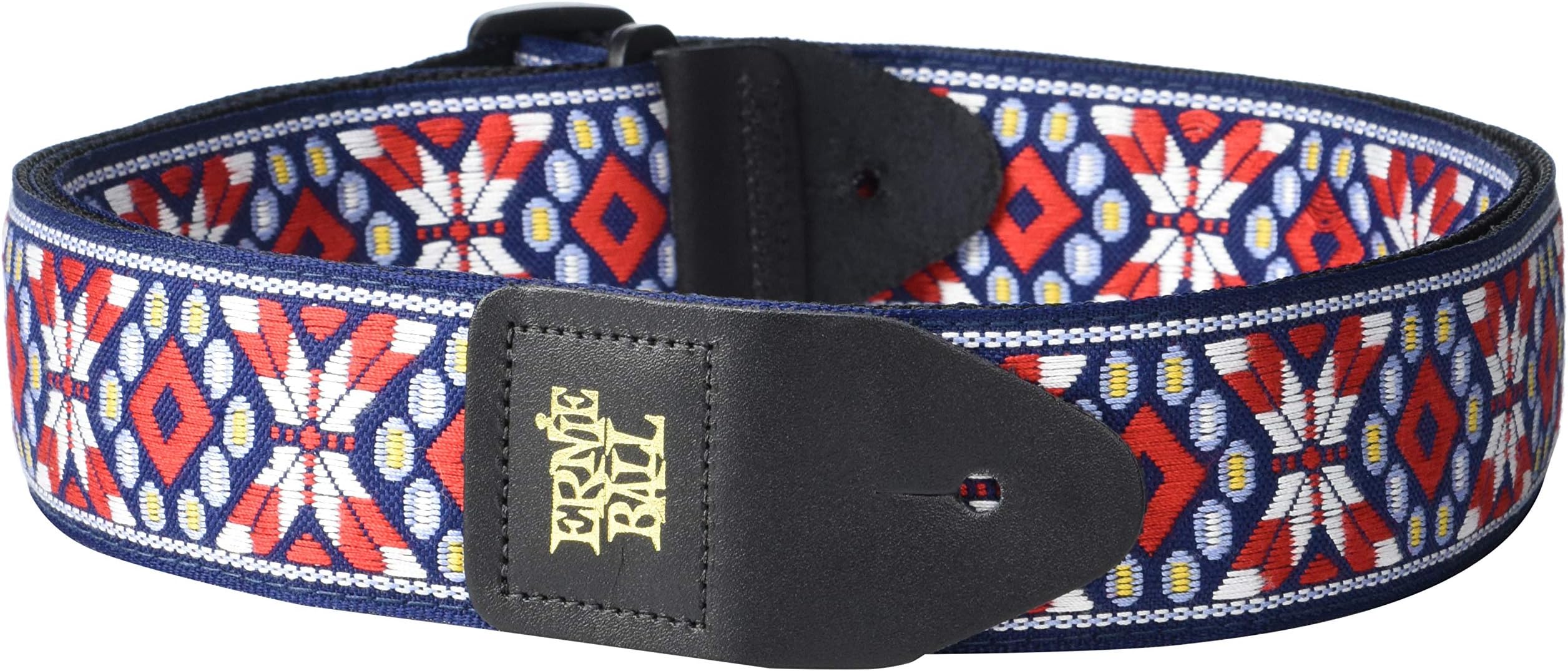 Amazon.com: Ernie Ball Jacquard Guitar Strap, Taos Fire Red (P04639 ...